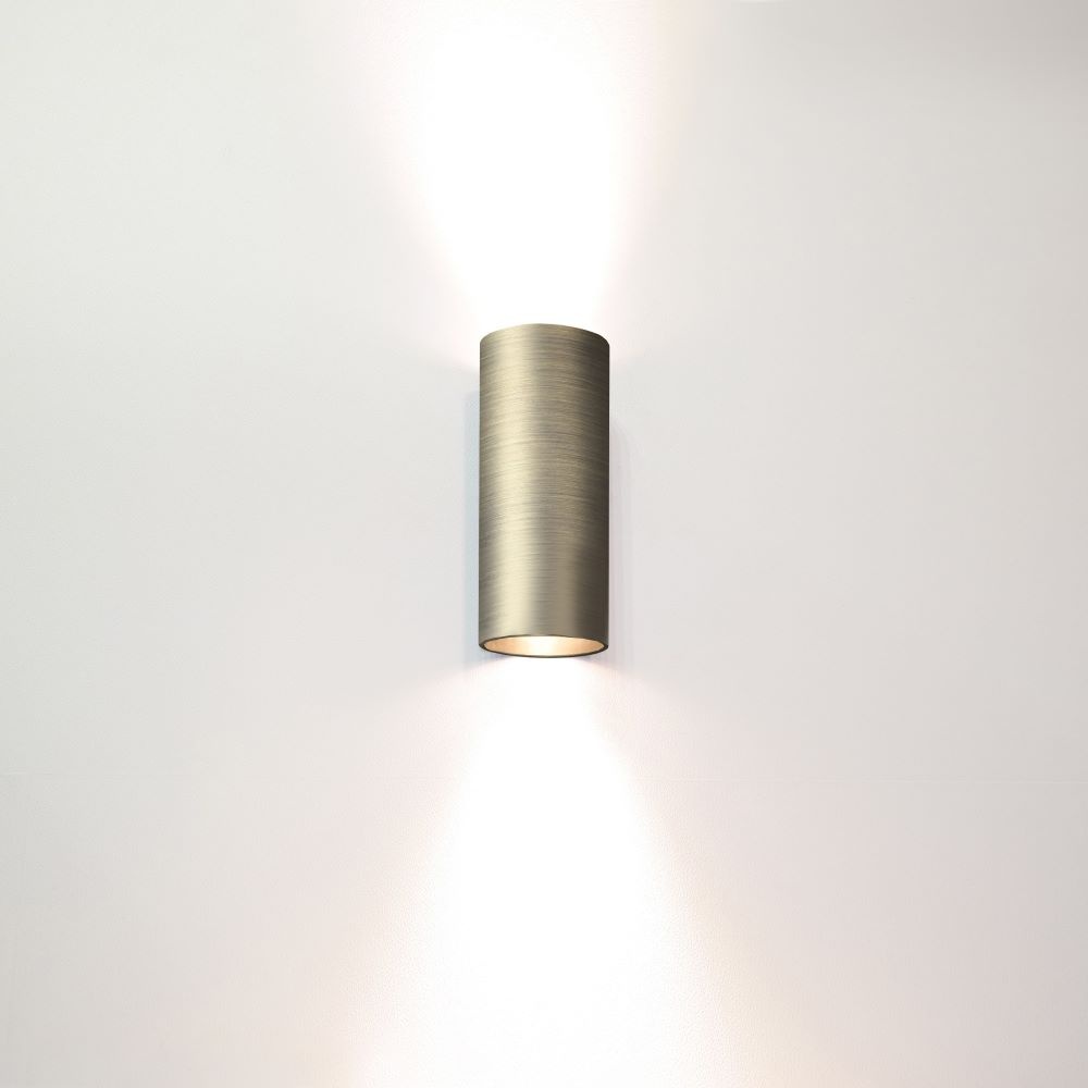 Artdelight Industriële Wandlamp Roulo 2 Antiek Brons - Mooielampen.com