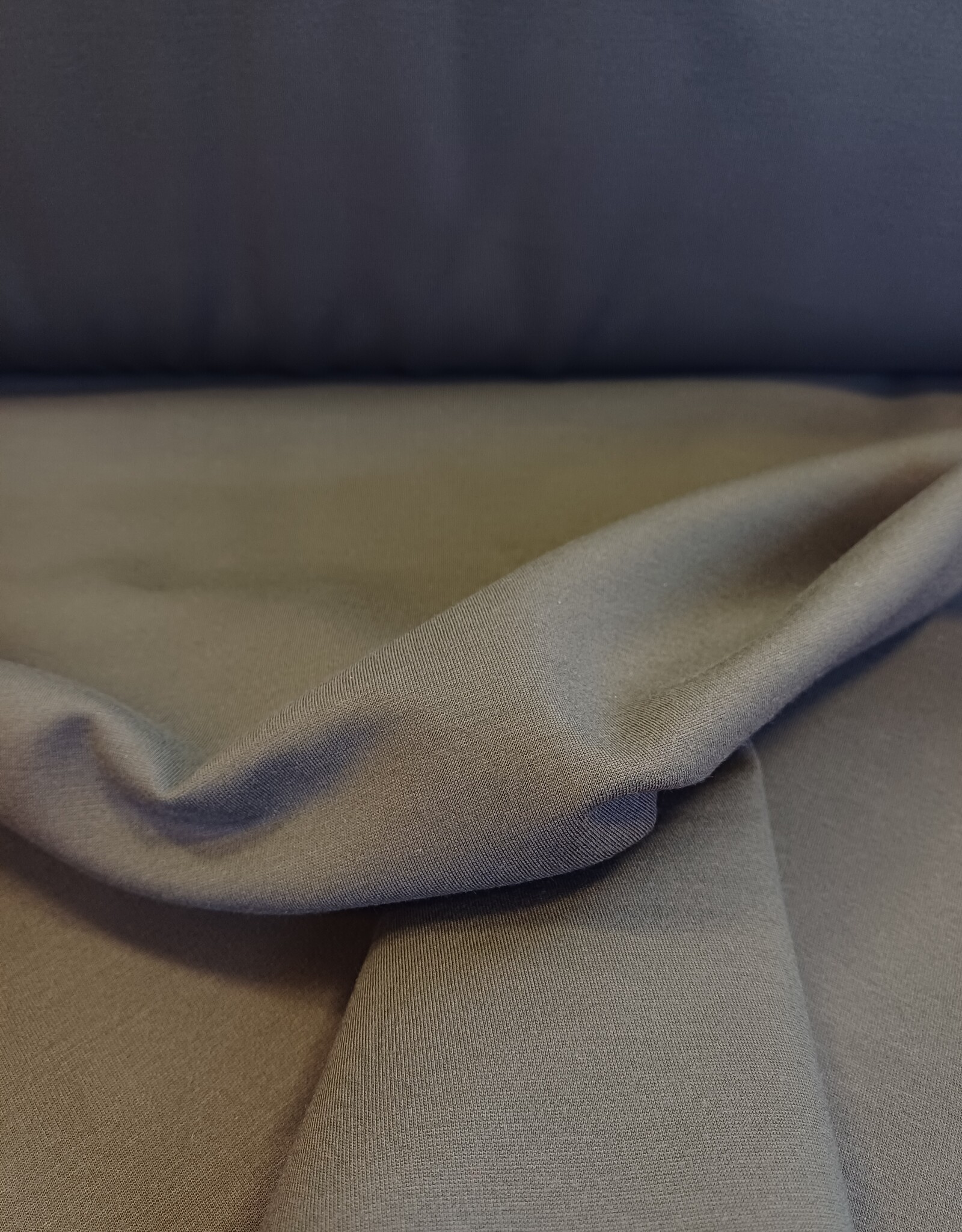 Punta di roma kaki - de Stoffenschuur