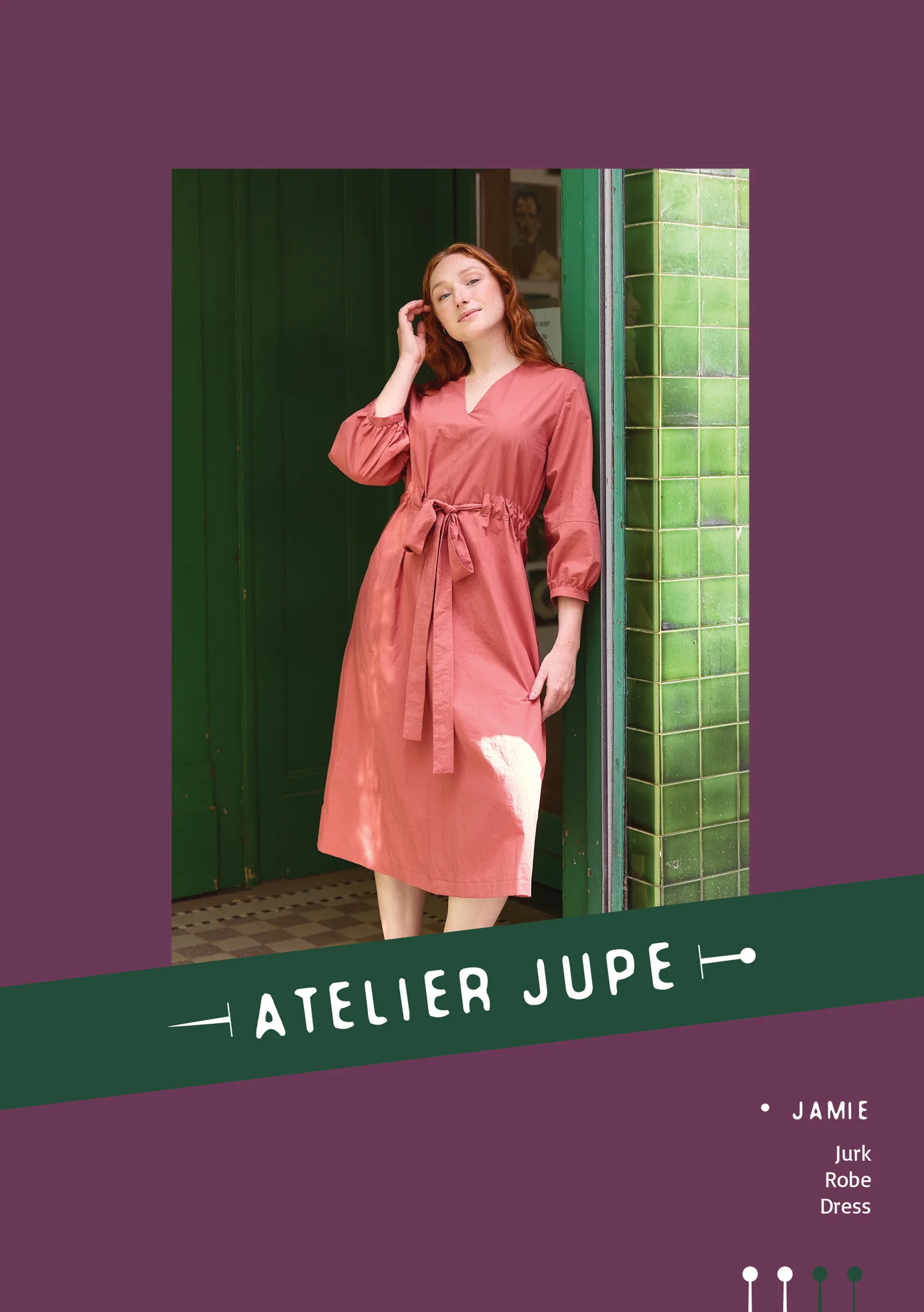 Jamie jurk - Atelier jupe - Stoffenschuur