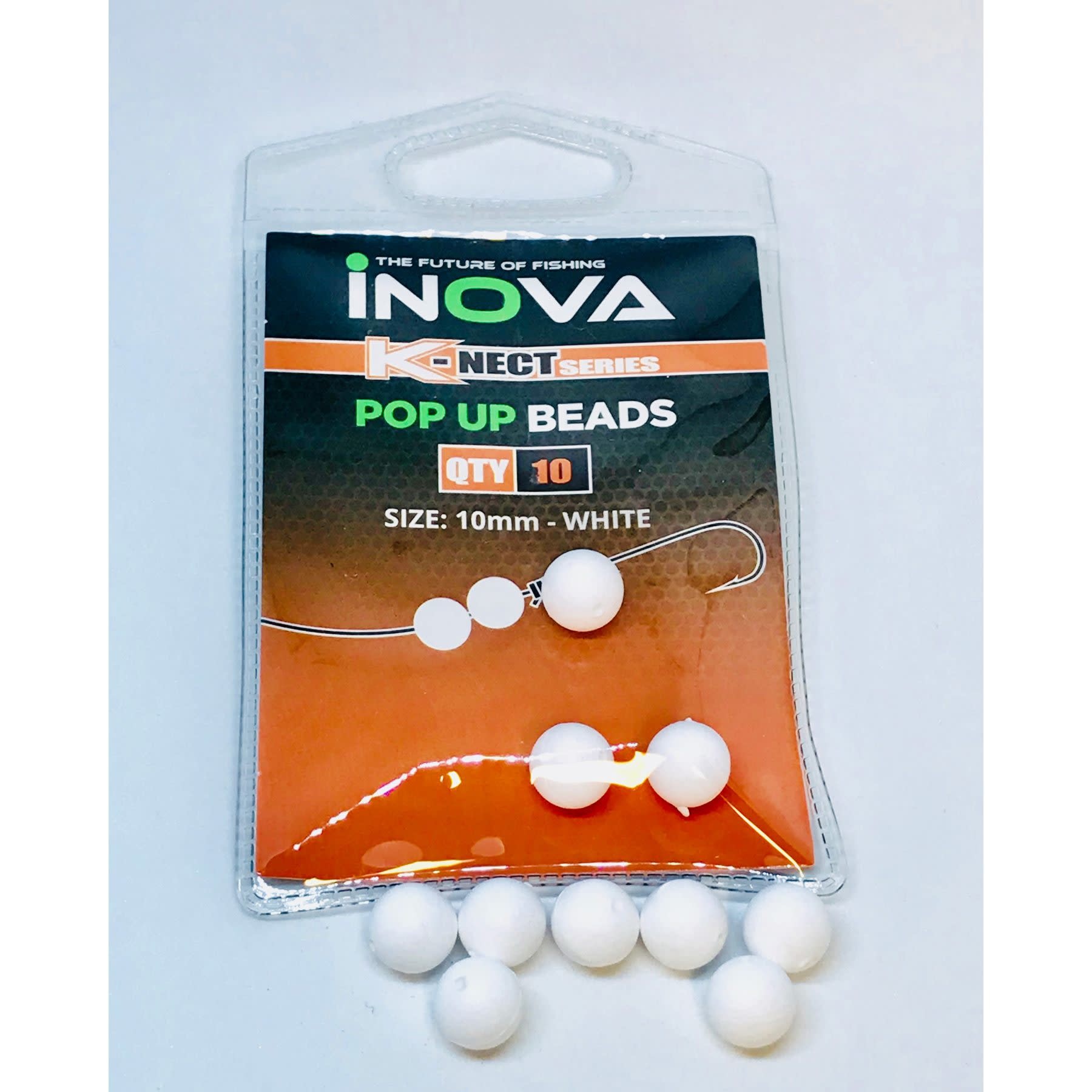 Inova Floating Pop Up Bead 10mm - Littlehampton Angling ltd