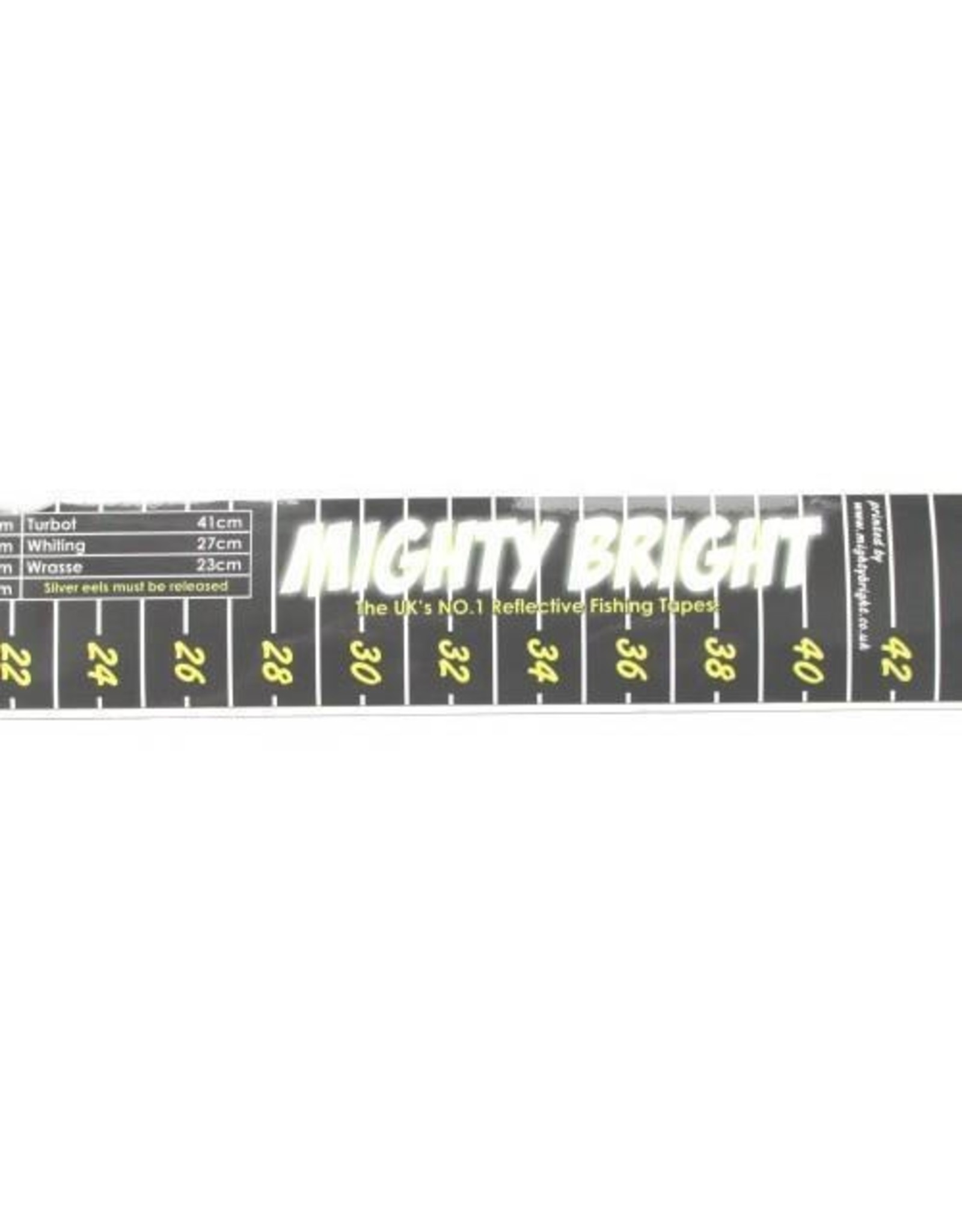Mighty Bright Fish Measure Sticker - Littlehampton Angling ltd