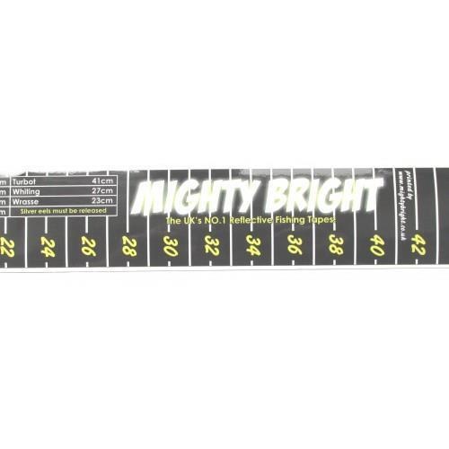 Mighty Bright Fish Measure Sticker - Littlehampton Angling ltd