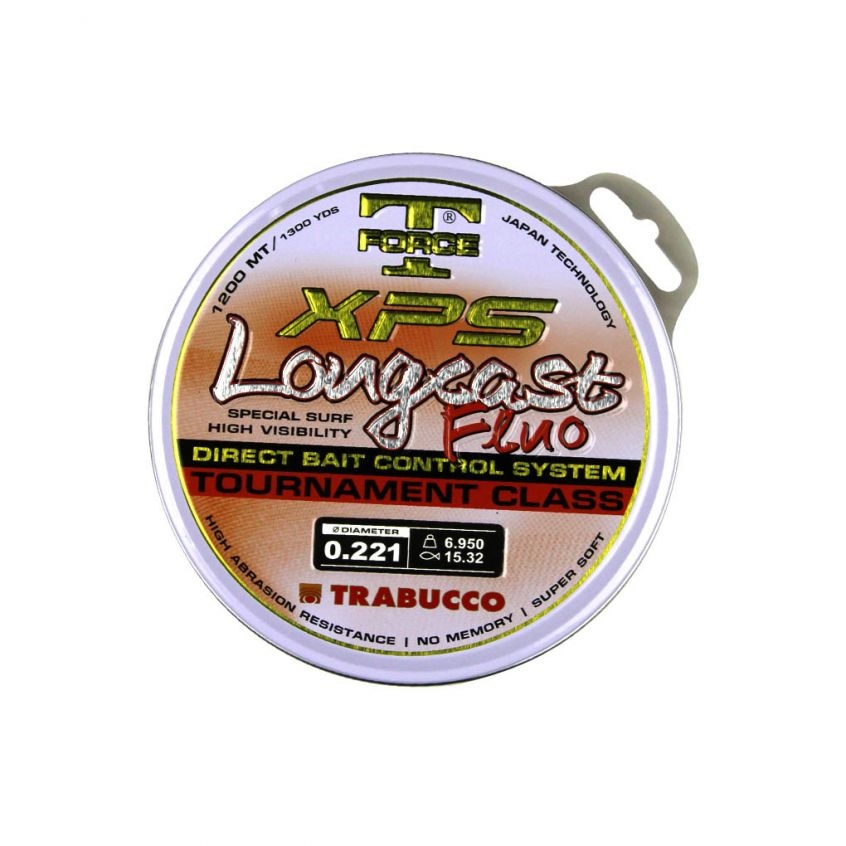 Trabucco XPS Loncgcast Fluro 21lb - Littlehampton Angling ltd