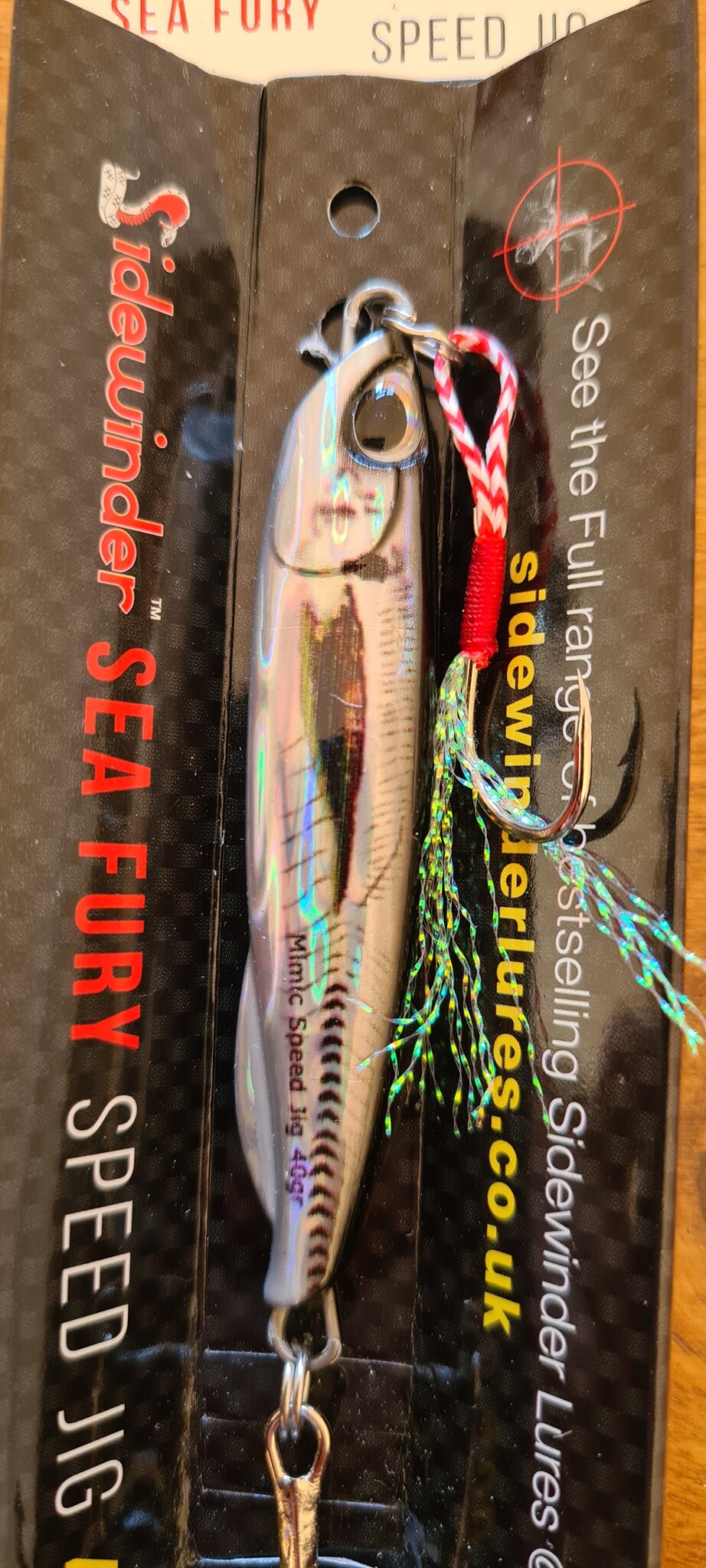 Sidewinder Mimic Speed Jig 20g - Littlehampton Angling ltd