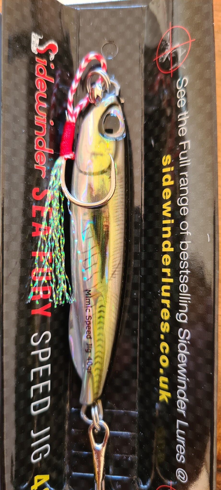 Sidewinder Mimic Speed Jig 30g - Littlehampton Angling ltd