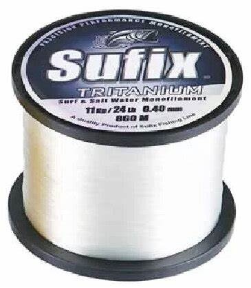 Sufix Tritanium Clear 1/4lb Spool - Littlehampton Angling ltd