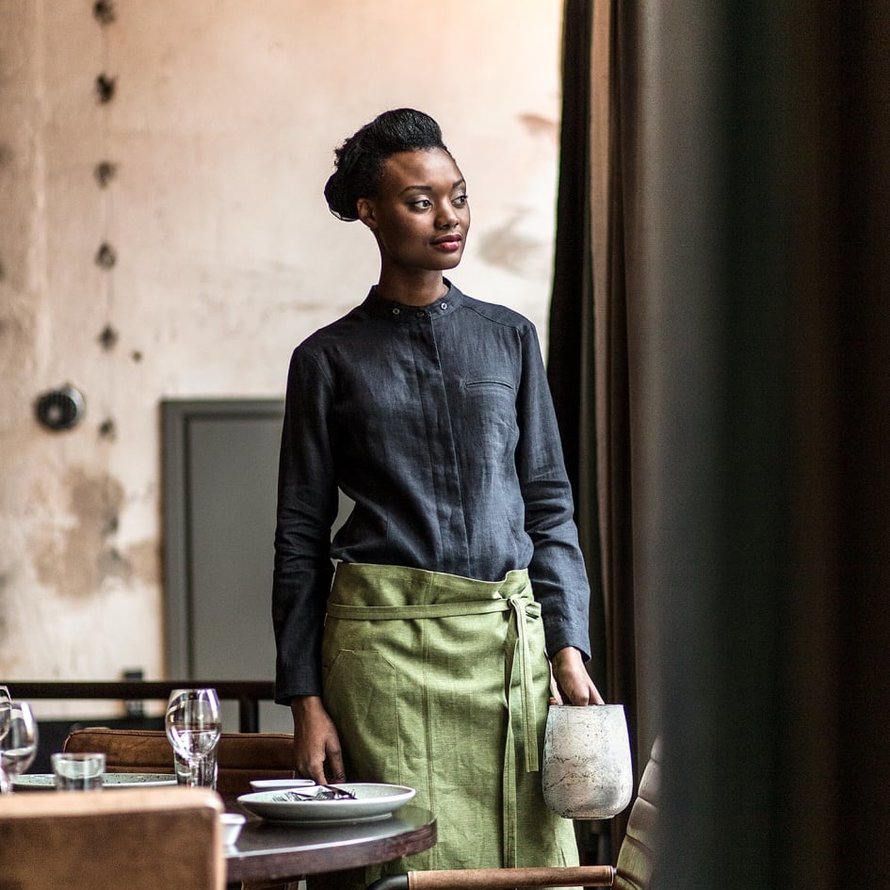 Korte sloof horeca - Bontenue Bedrijfskleding