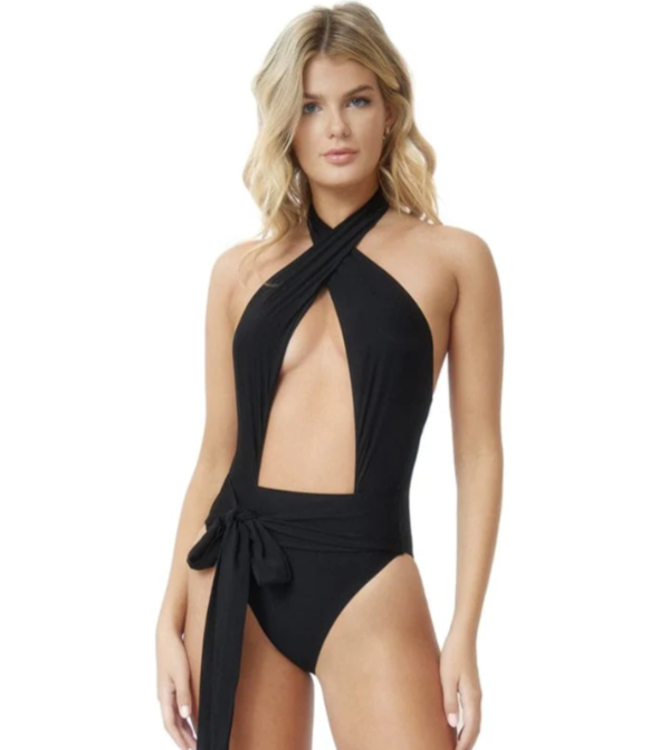 Schwarzer Alex-Luxus-Monokini - Magic Hands Boutique
