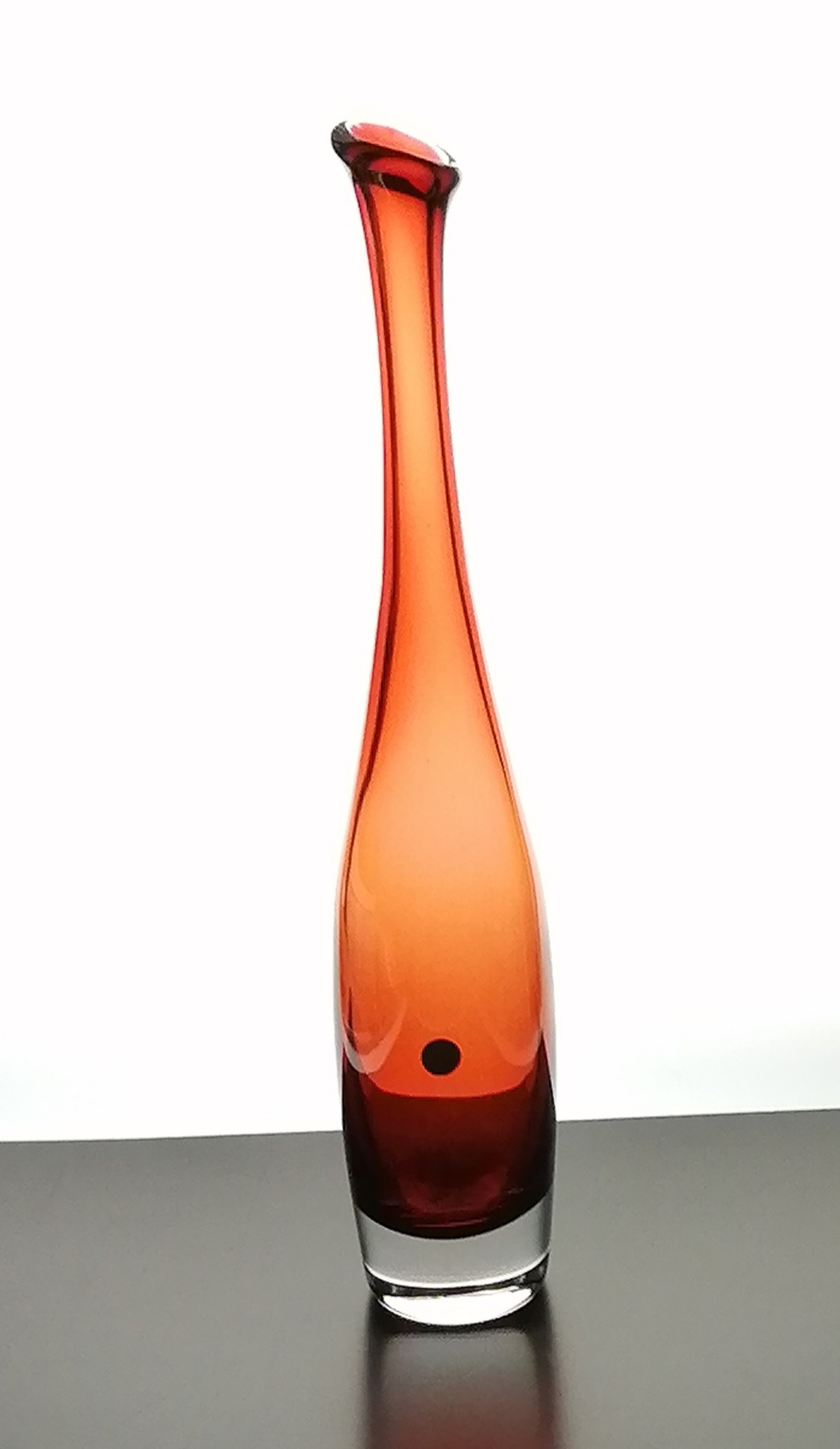 Siem van der Marel • Flesvaas Iris Rood | Royal Leerdam glas ...