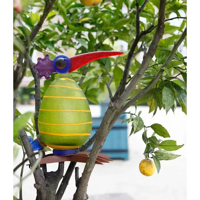 Borowski glasobject/tuinbeeld Gonzo lime | Borowski Glass - Glaskunst Art