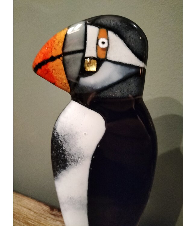 Studio Habrat - Glazen papegaai Puffin - Glaskunst Art