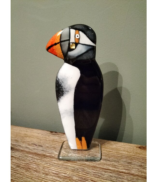 Studio Habrat - Glazen papegaai Puffin - Glaskunst Art