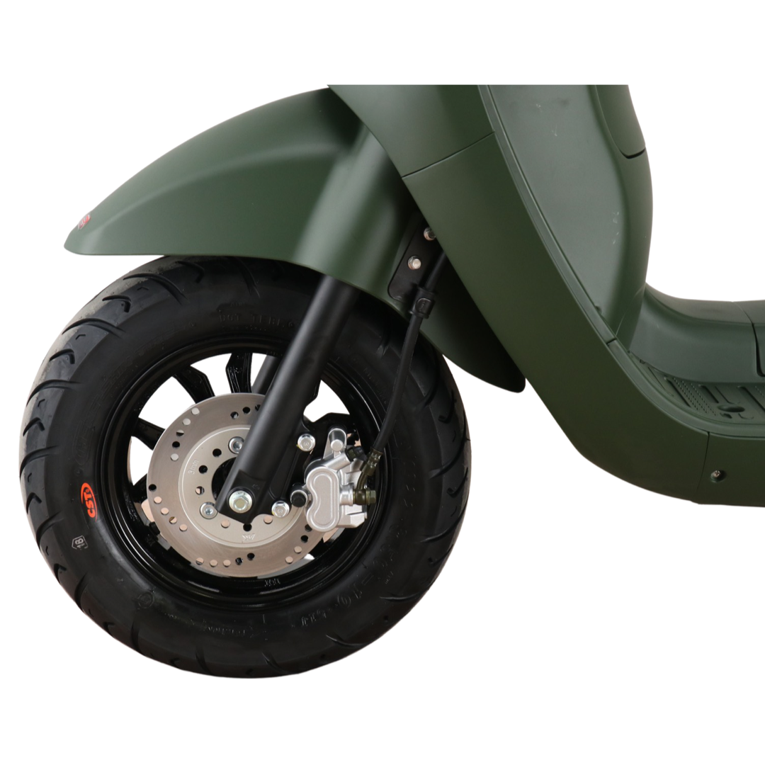 MOMO Morino E4 mat army green - DAB scooters & Motoren B.V.