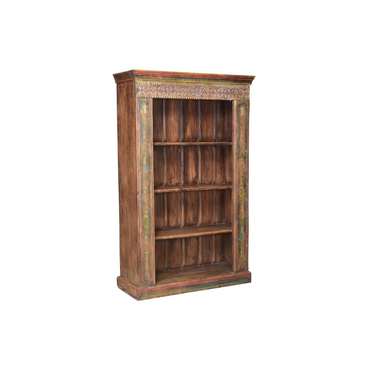 Beautiful Bookcase Hand Painted - Trading Boundaries
