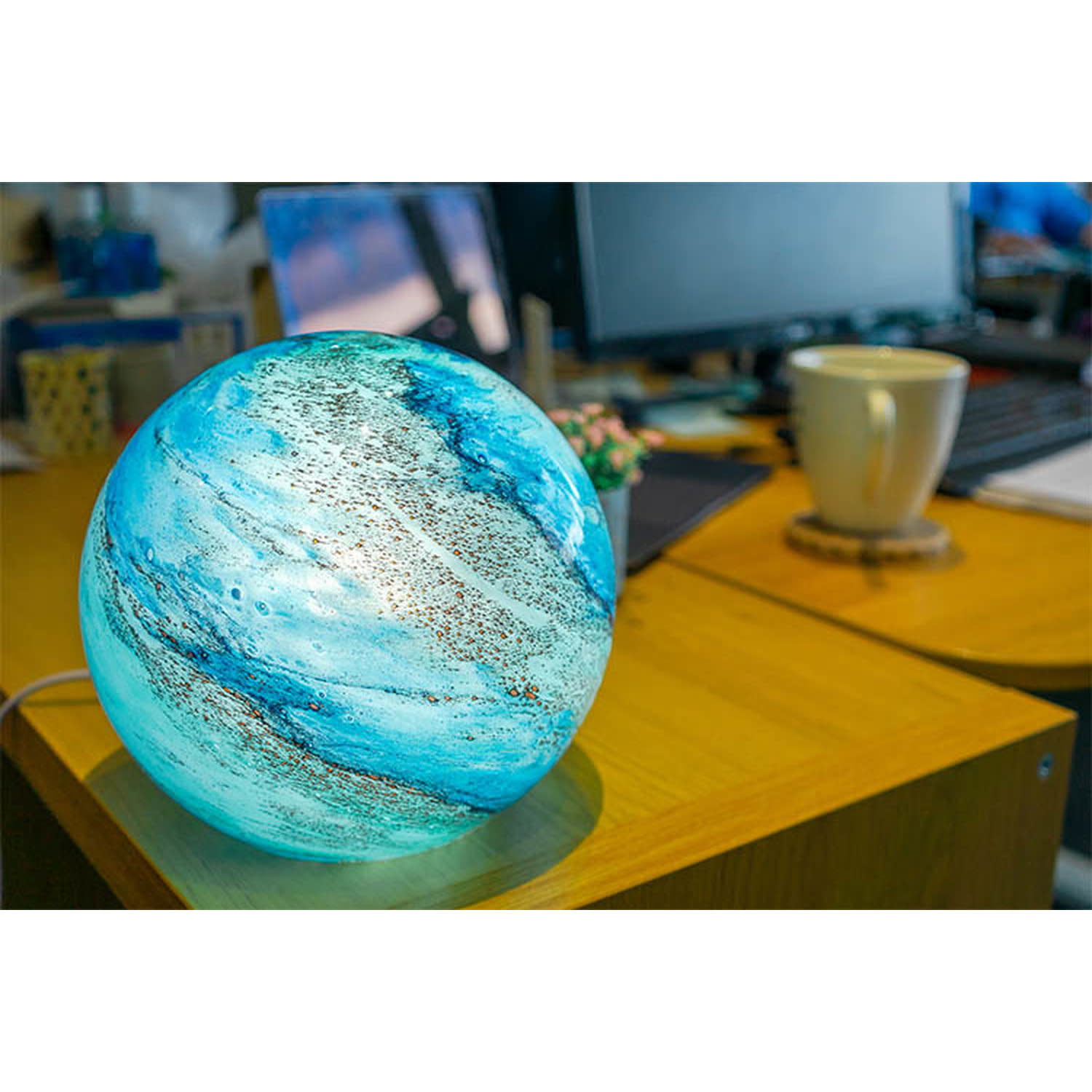 Olivia Cloudy Copper (Small Sphere) - Trading Boundaries