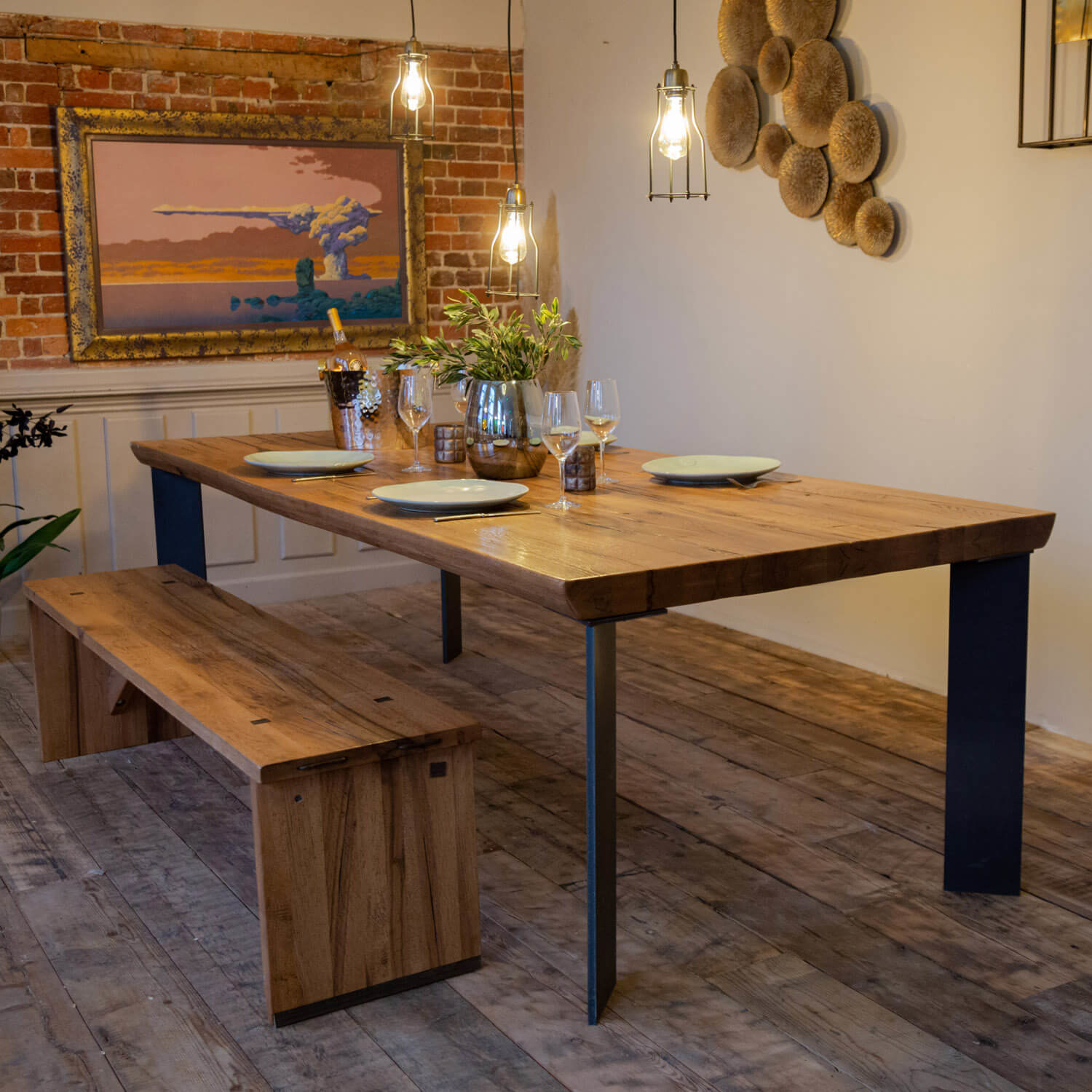 Master Oak Dining Table - Trading Boundaries