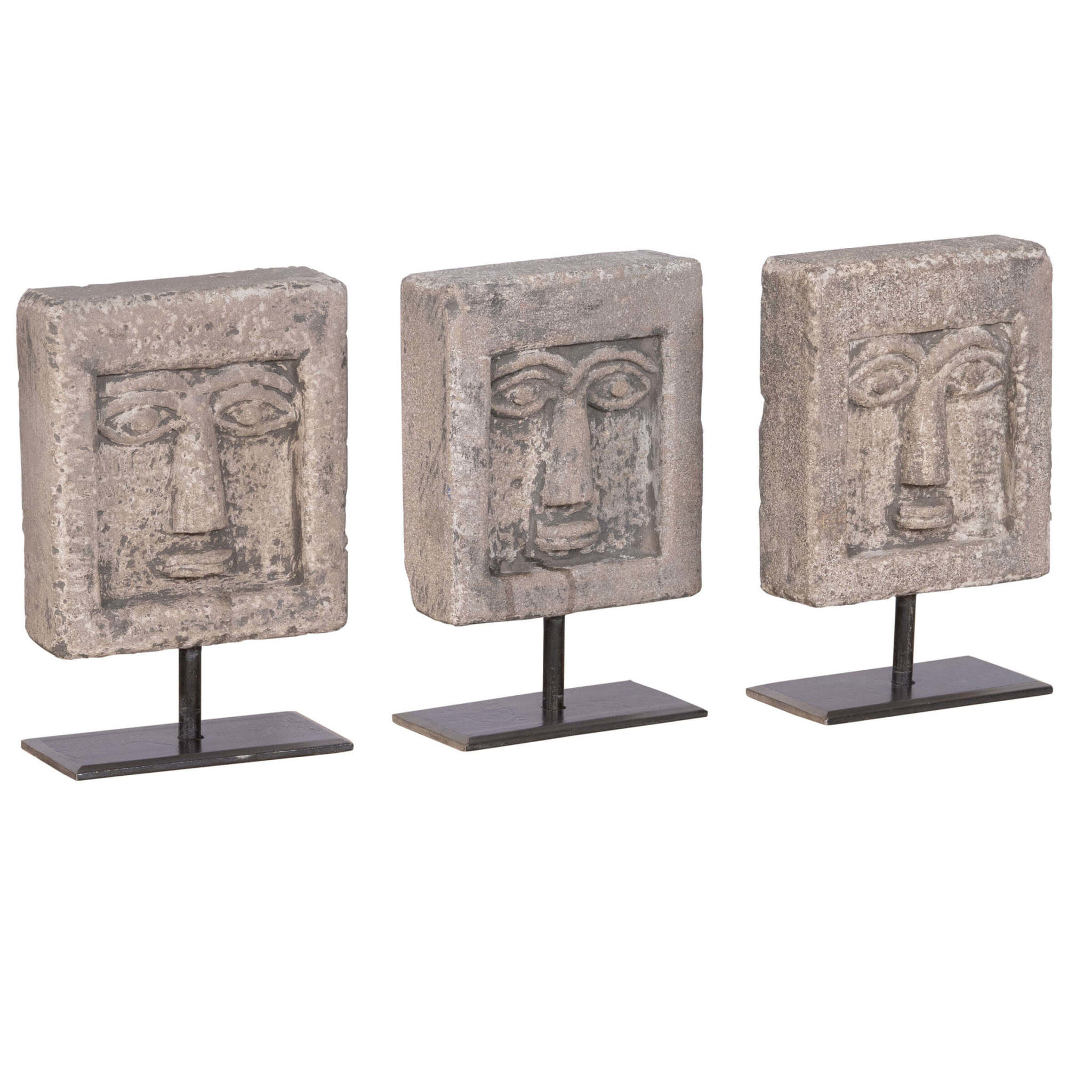 Stone Face Art on Stand - Trading Boundaries