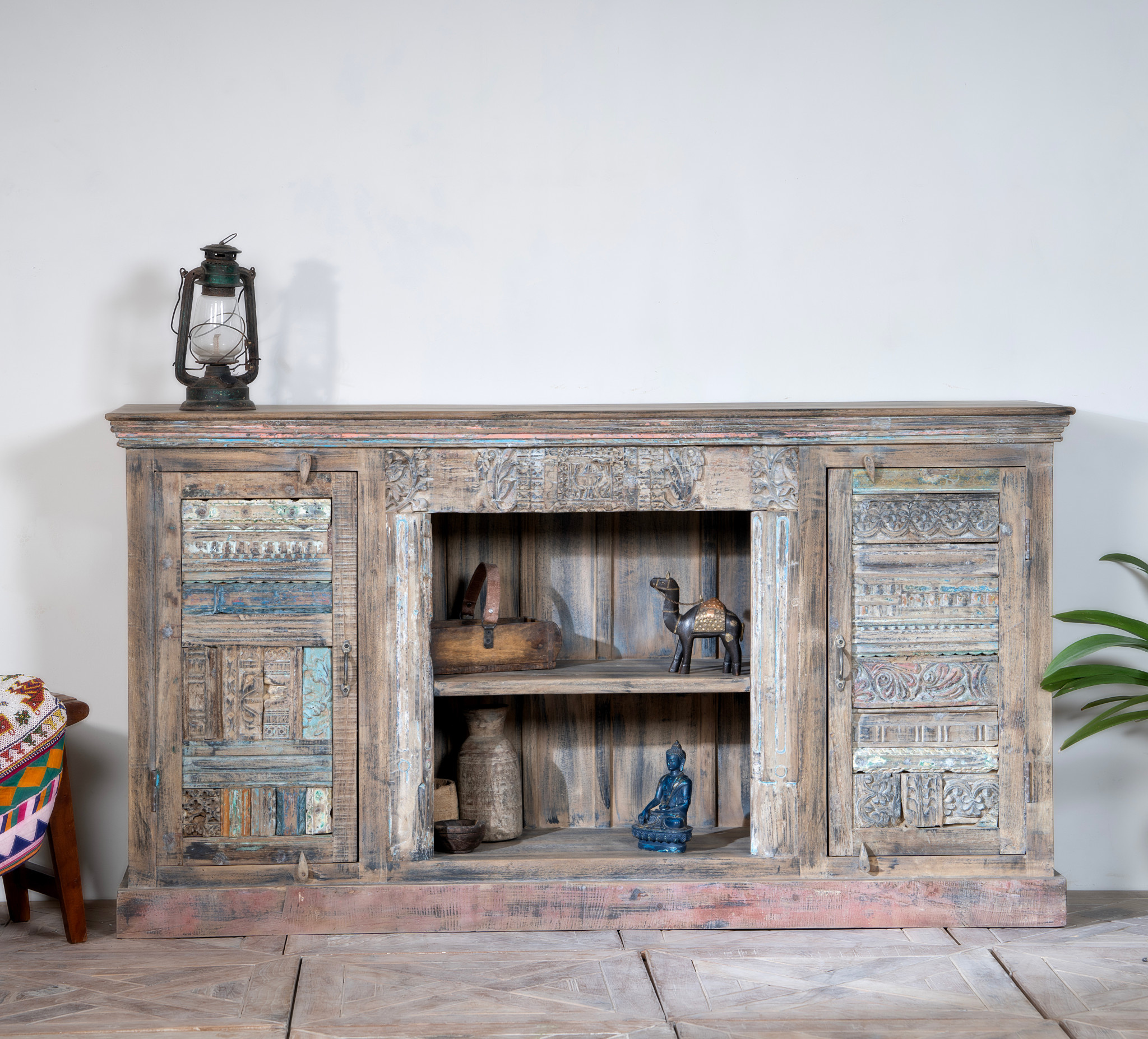 Reclaimed Wood Sideboard India Indian Recycled Wooden Sideboard