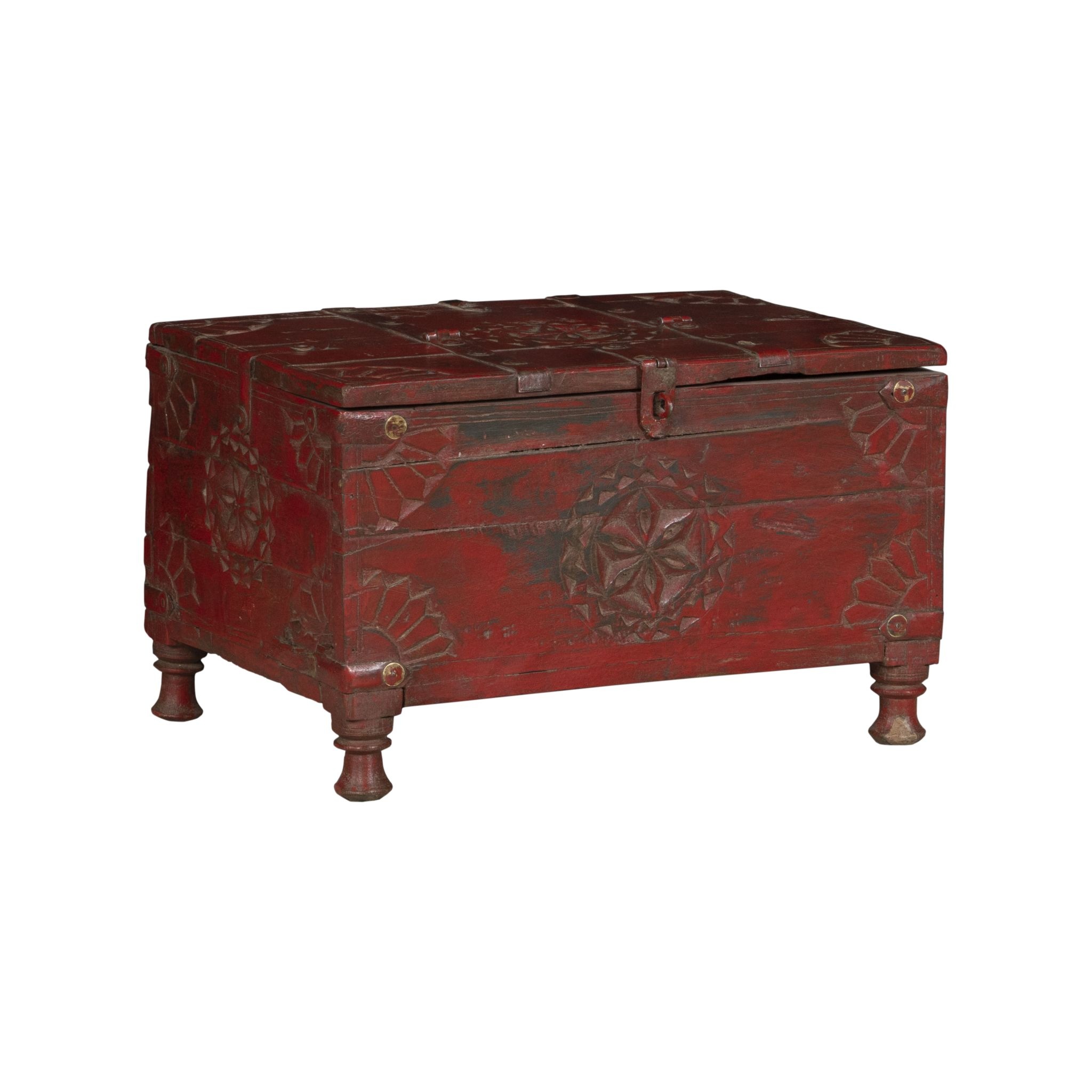 Antique Dowry Chest - Trading Boundaries Antique Dowry Chest - Trading Boundaries