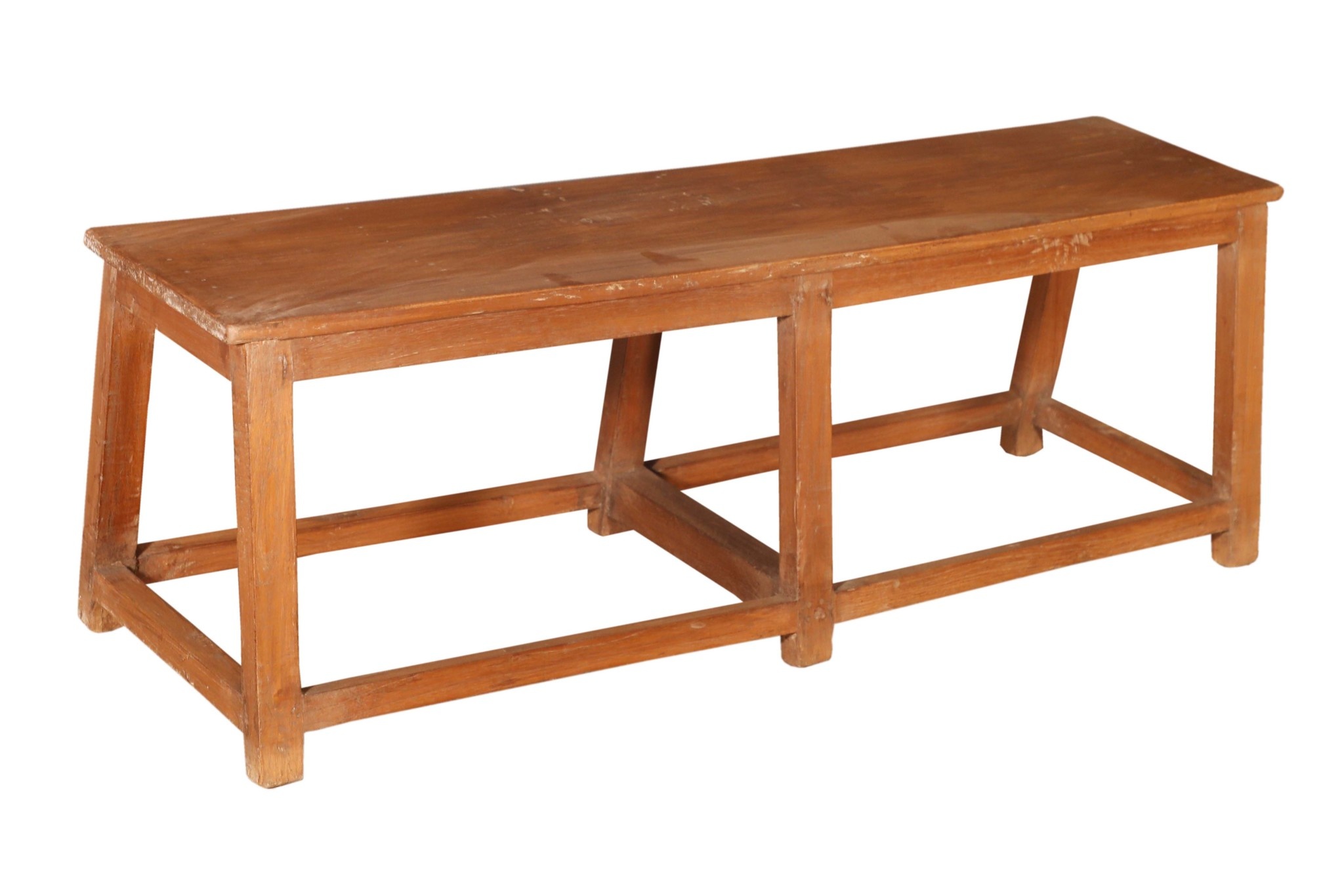 India - Old Furniture Teak Bench - Trading Boundaries