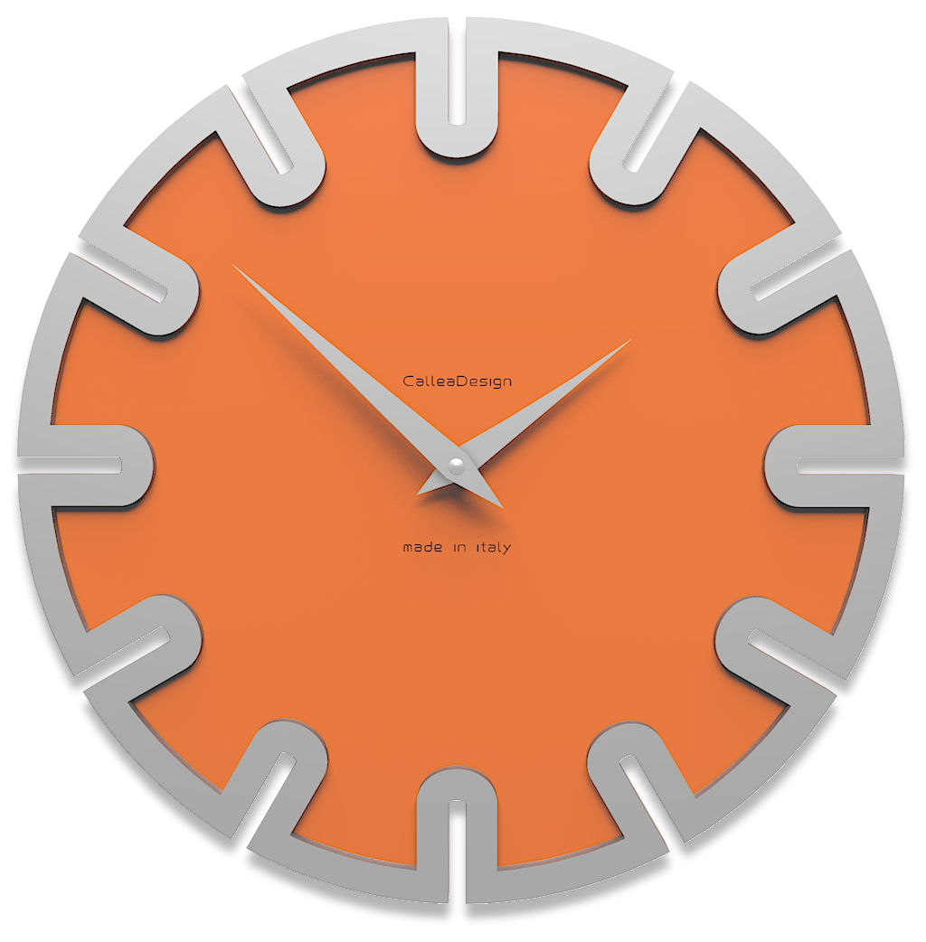 WANDKLOK SENNA WENGE MODERN DESIGN - www.klokkendiscounter.nl