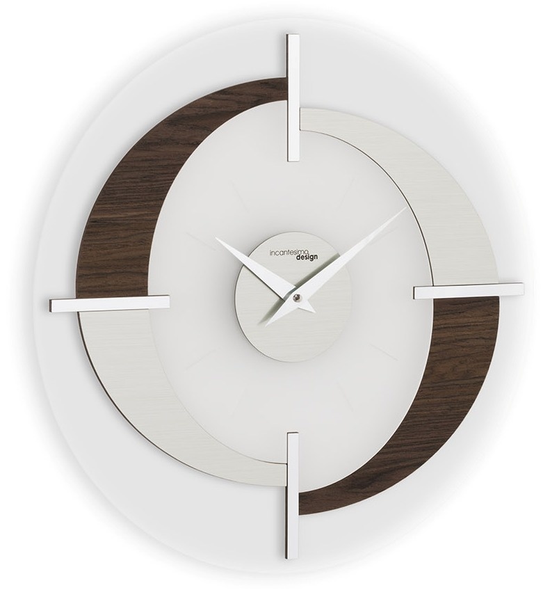 Incantesimo Collectie Italiaans Design Wandklok Modus Mocha 40CM - www ...