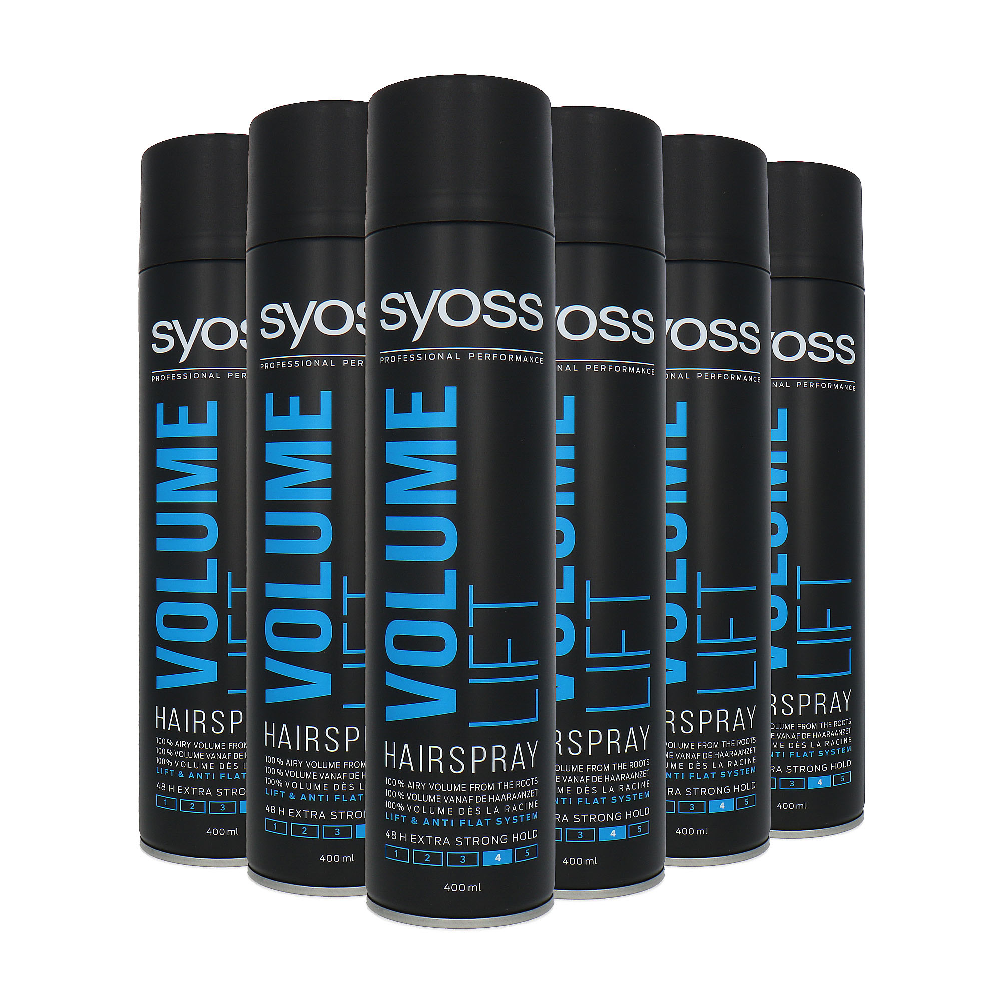 Syoss Volume Lift Extra Strong Hold Hairspray - 6 x 400 ml en ligne