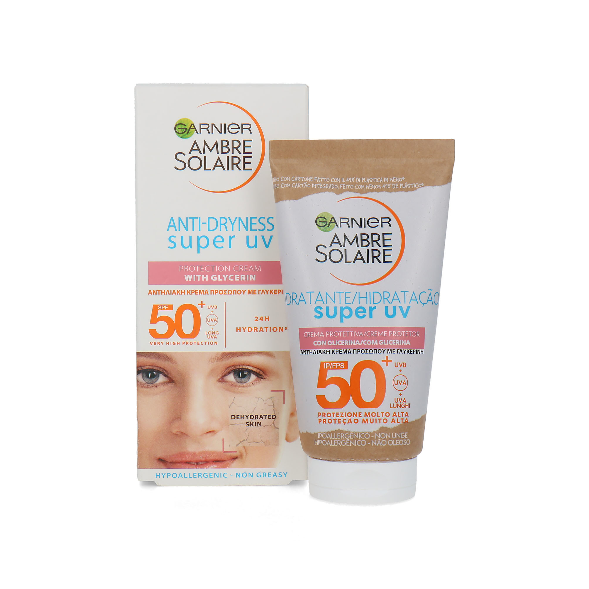 Garnier Ambre Solaire Anti-Dryness Super UV SPF 50+ Crème solaire