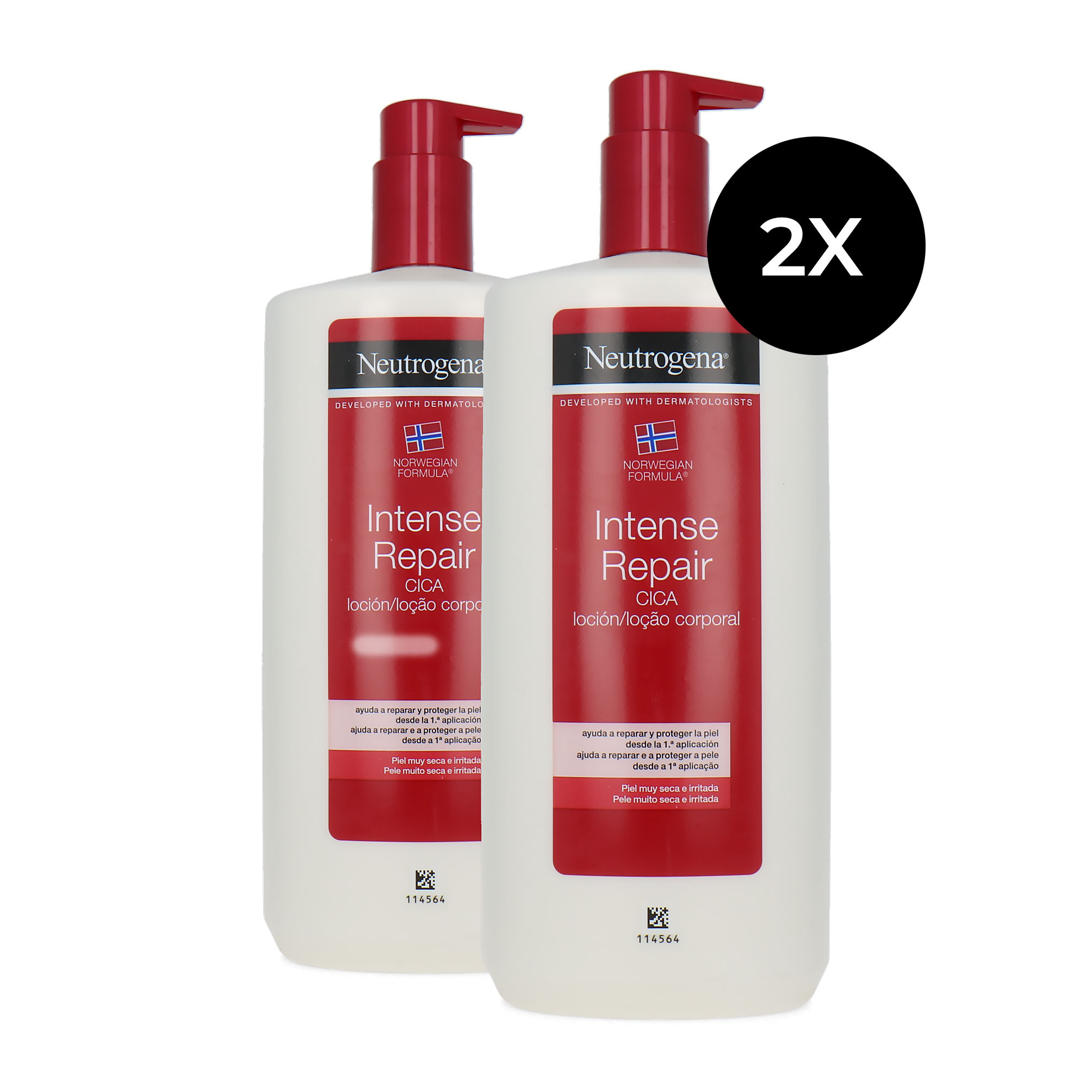 Neutrogena Intense Repair Cica Lotion - 2 x 750 ml en ligne
