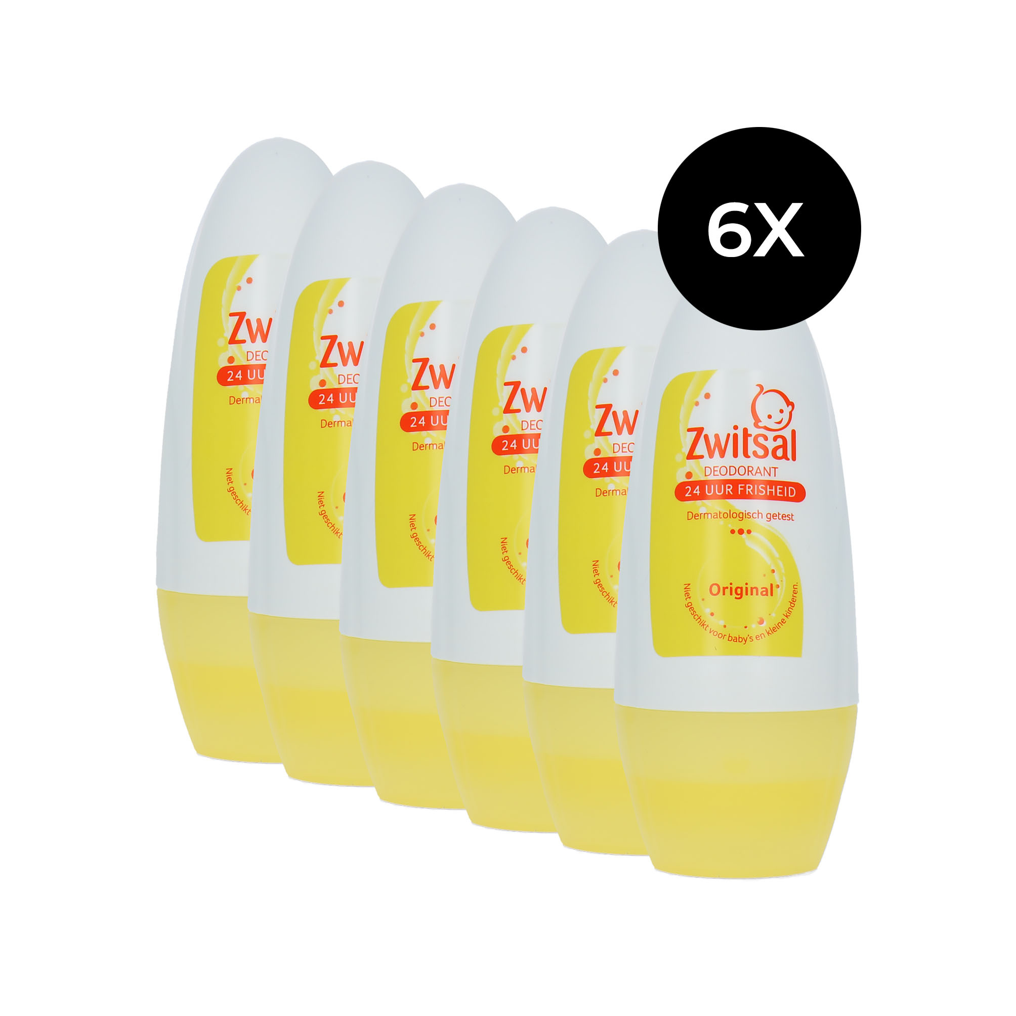 Zwitsal Original Deo Roller - 6 x 50 ml en ligne chez Blisso