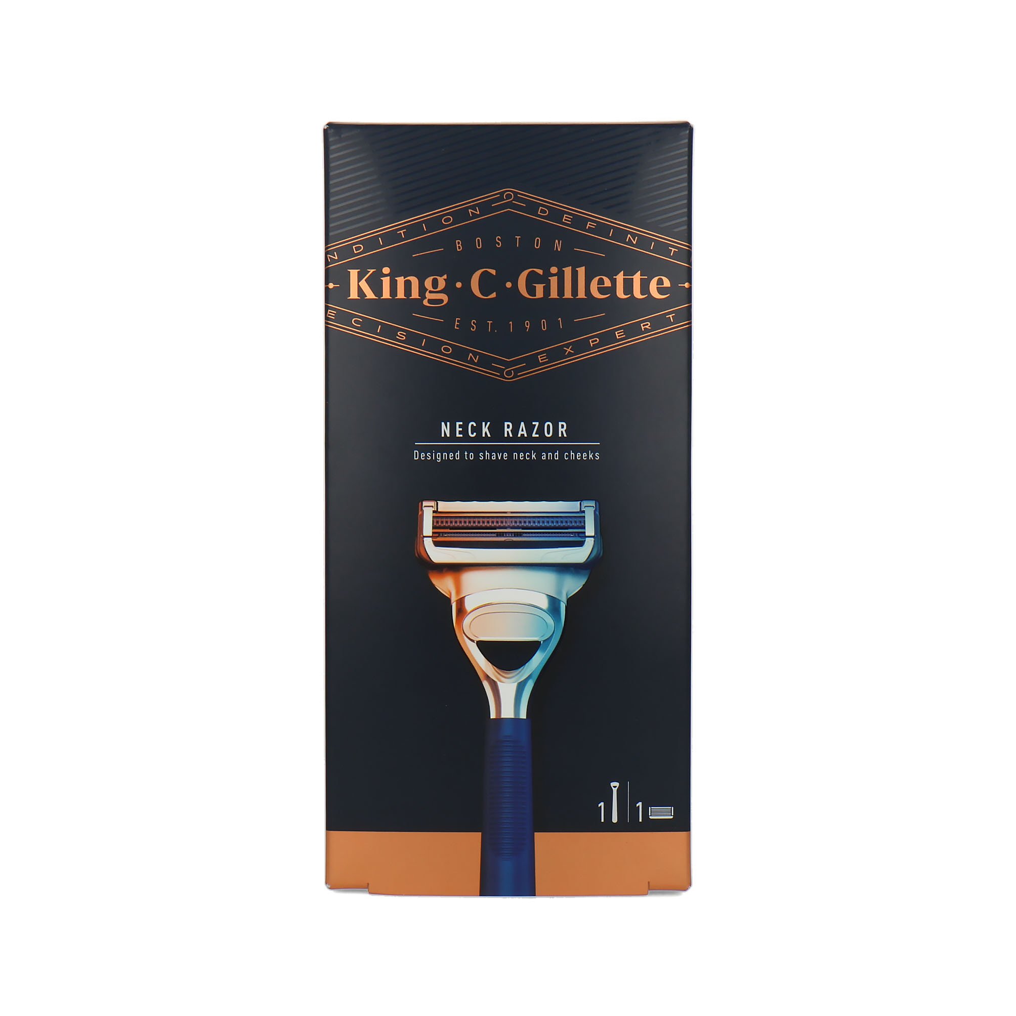 Gillette King C. Neck Razor en ligne chez Blisso - Maquillage et plus