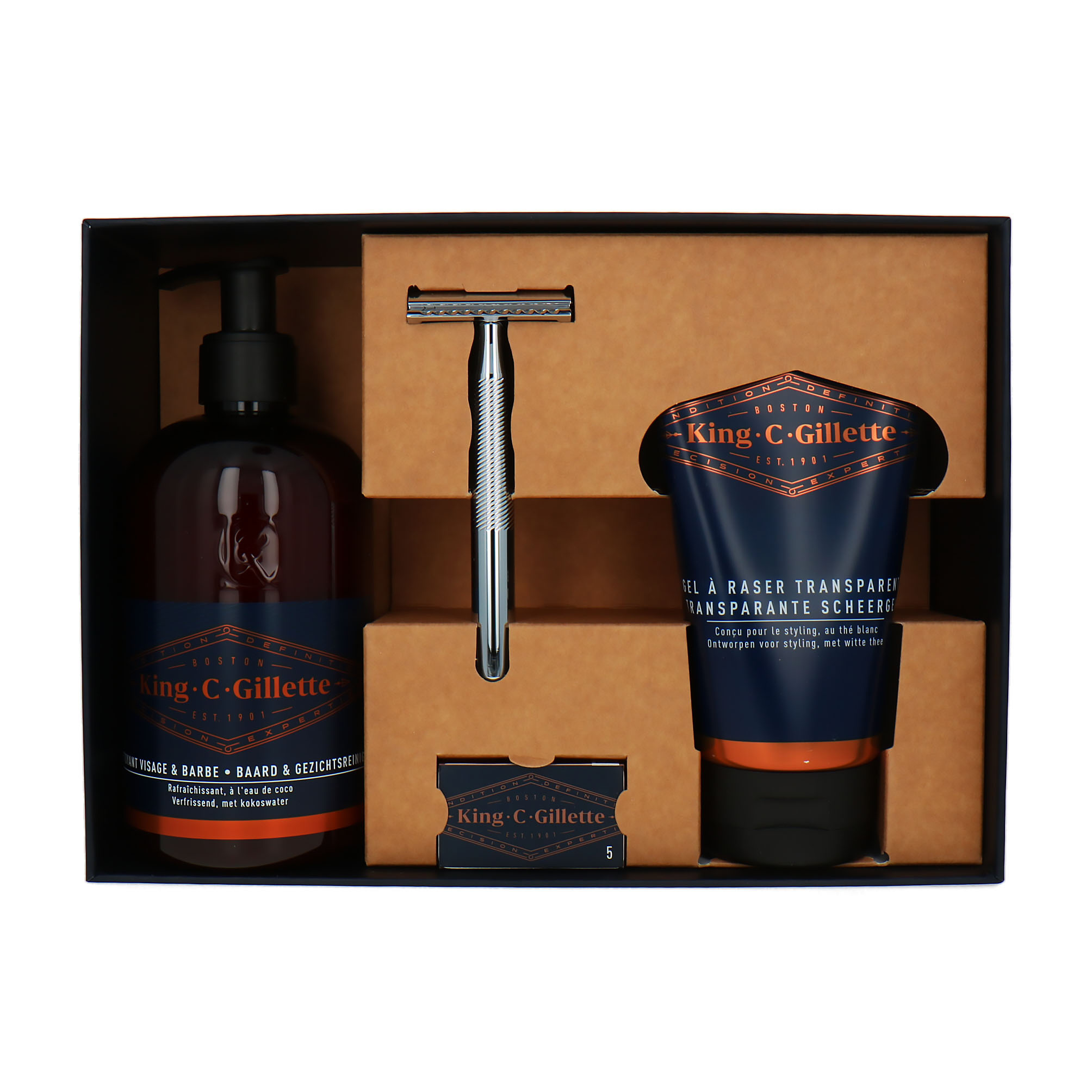 Gillette King C Trial Kit - 500 ml en ligne chez Blisso