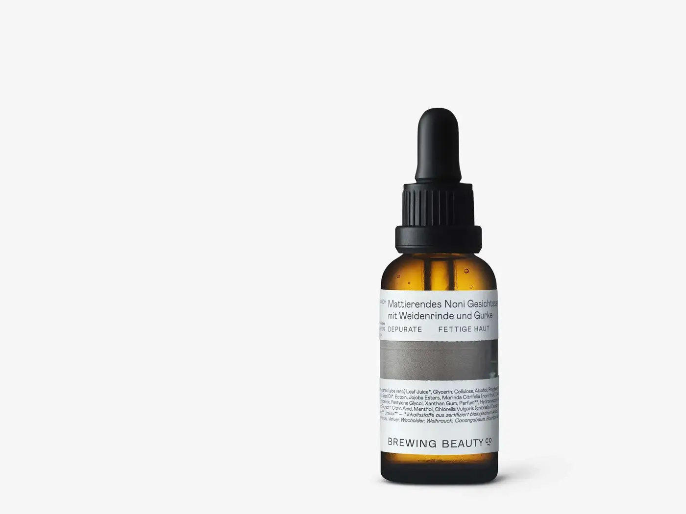 Balancing Noni Serum with Willow Bark - Brewing Beauty Co.