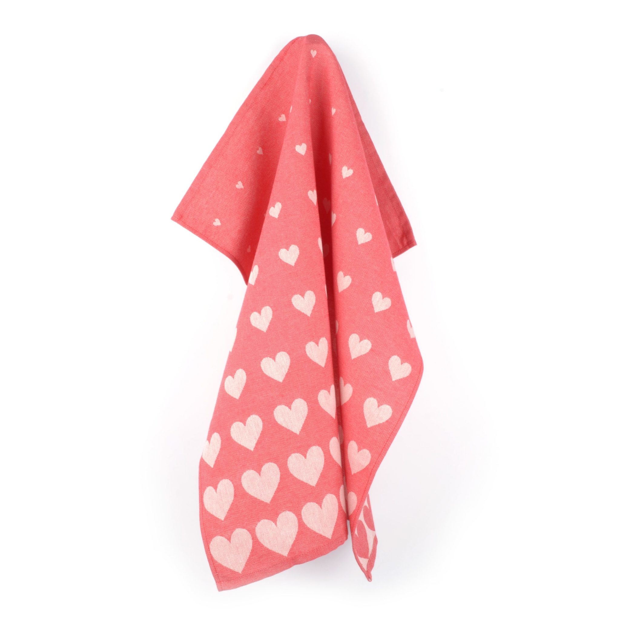 Bunzlau Castle Theedoek Hartjes Rood - Marc Cook & Home | Webshop ...