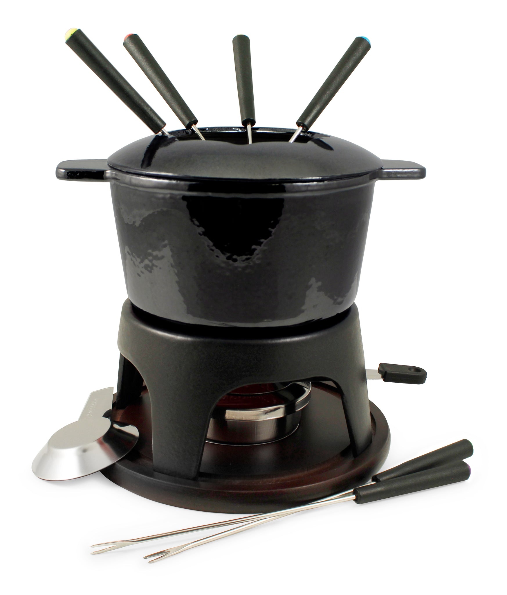 Fondue Set Sierra Metallic Zwart 12-Delig - Marc Cook & Home | Webshop ...