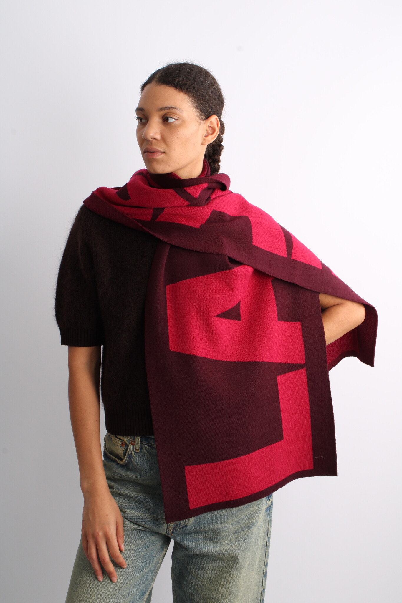 Damson Logo Scarf - Rough Riders