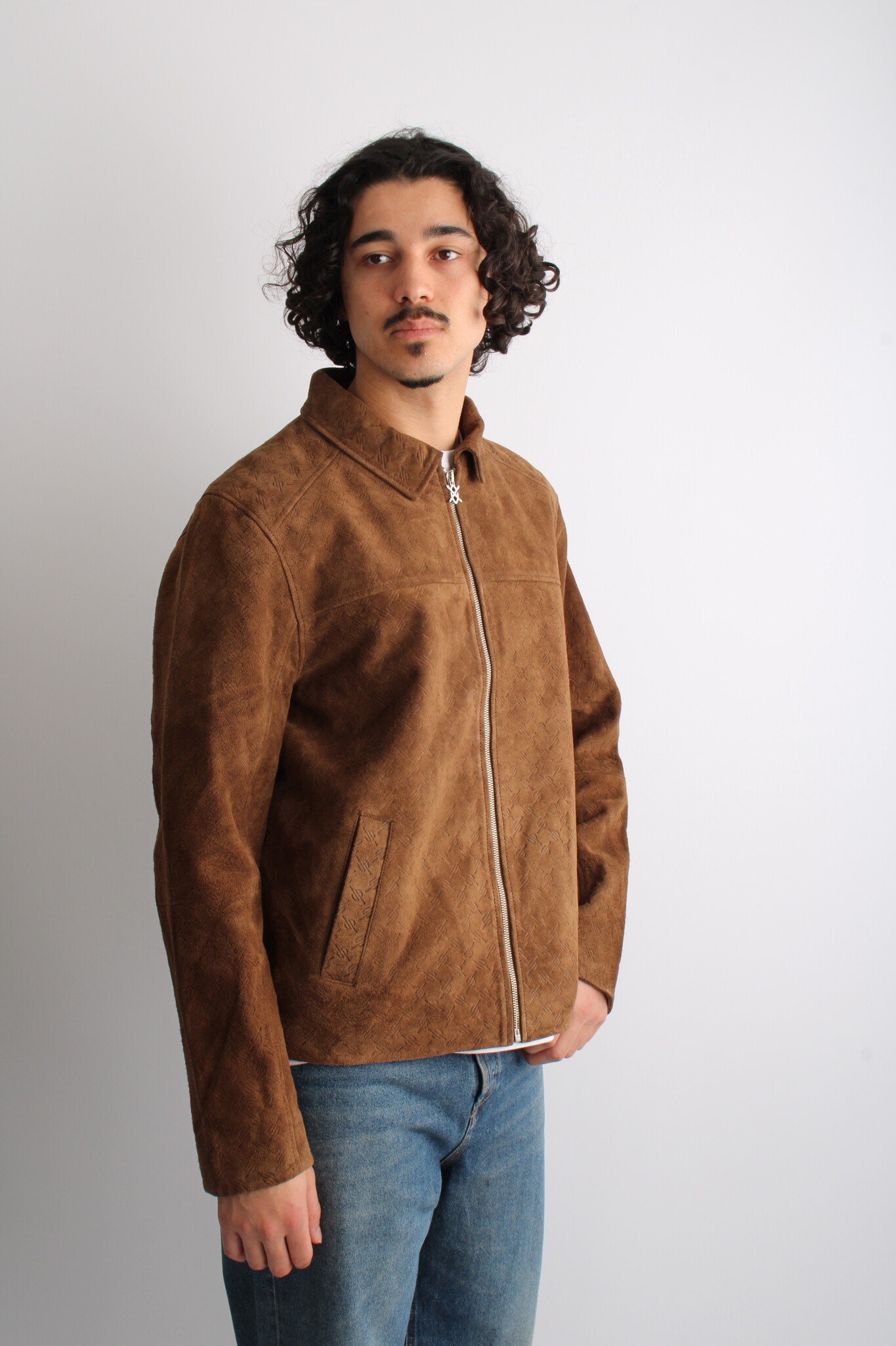 Camel Suede Jacket - Rough Riders