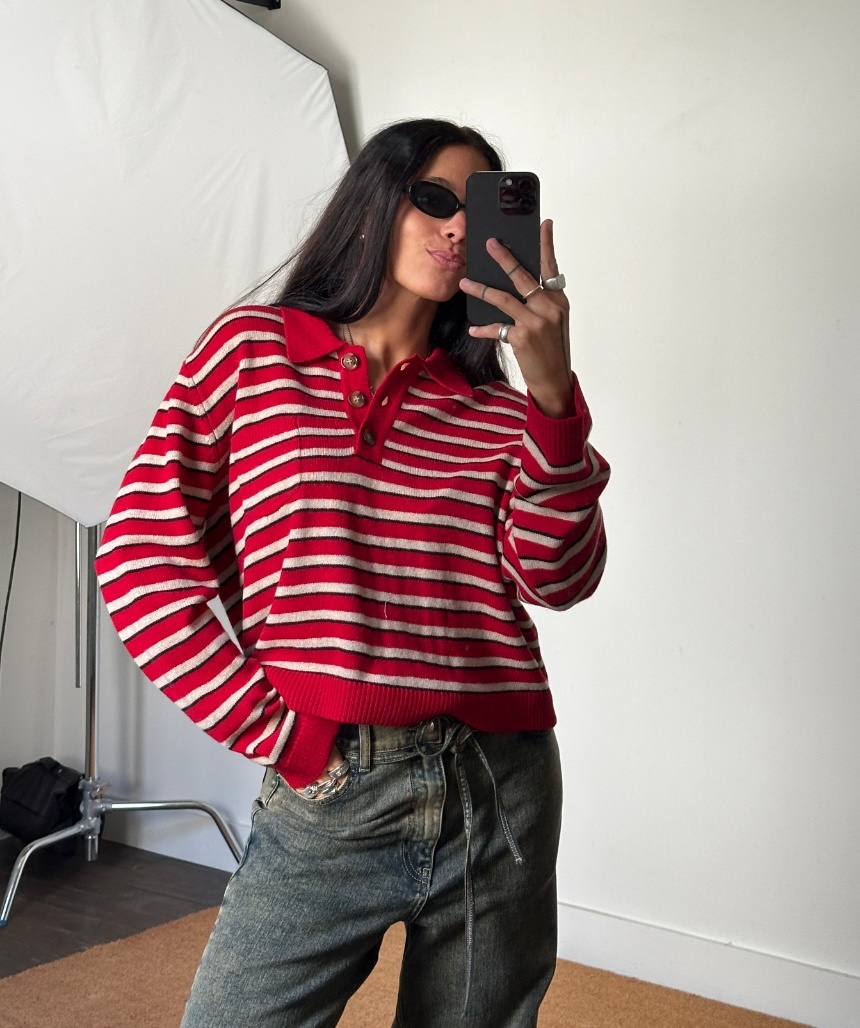 Cori Polo Knit - Rough Riders