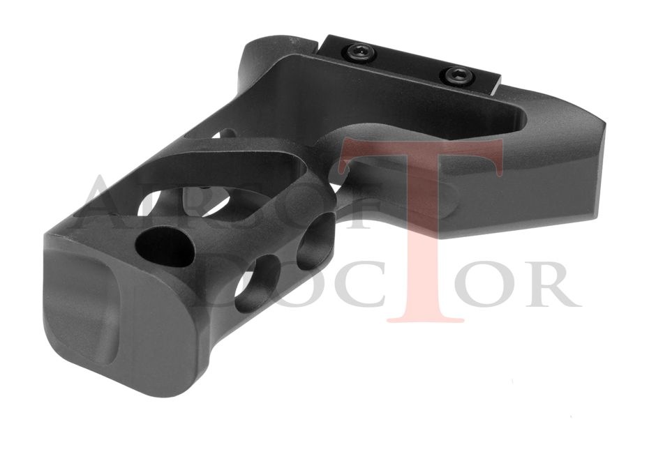 CNC Picatinny Long Angled Grip - Black - Airsoft Doctor BV