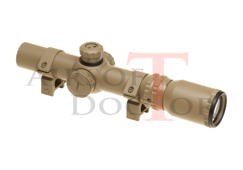 1-4x24 SE Tactical Scope - Tan - Airsoft Doctor BV