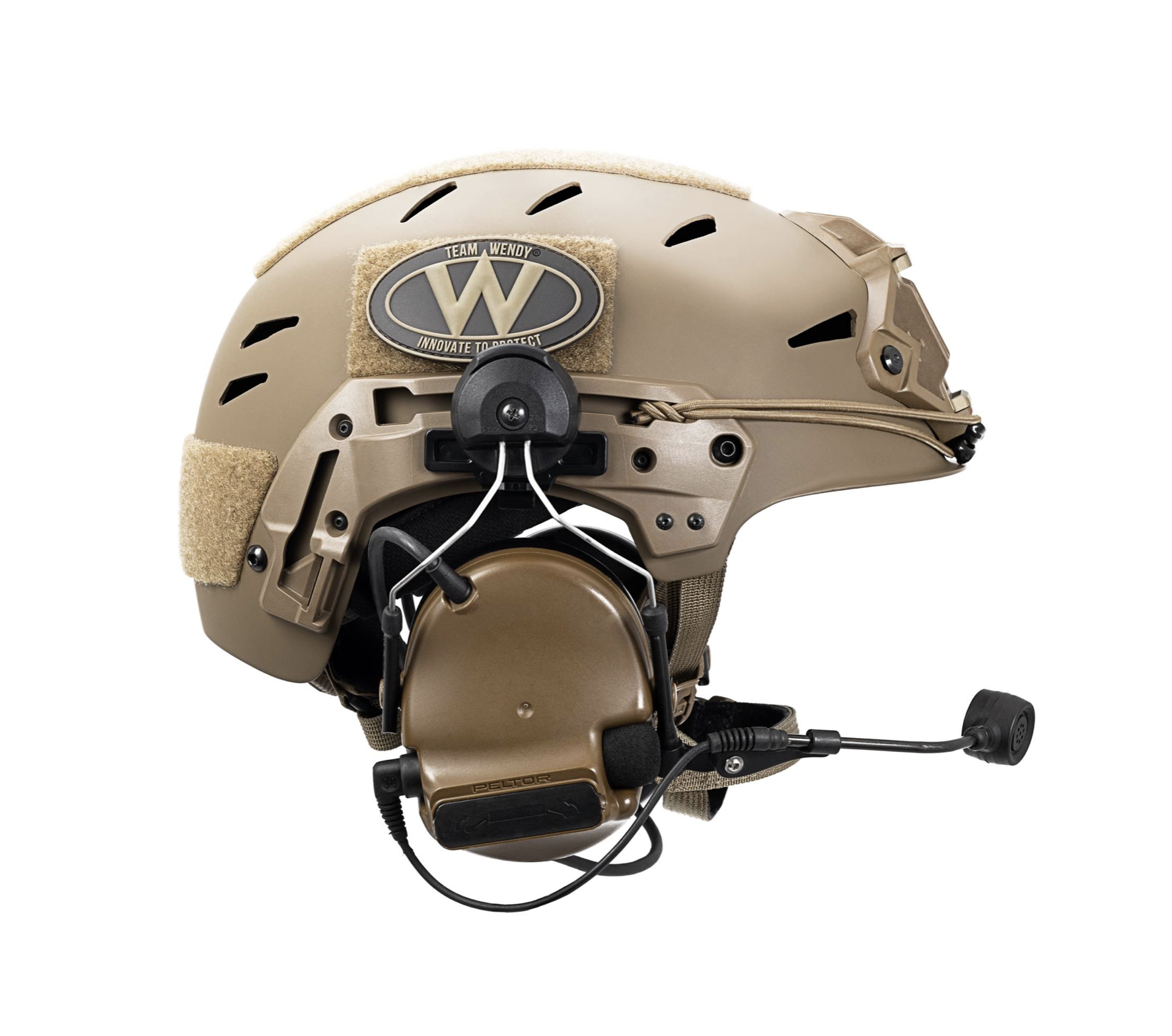 EXFIL® PELTOR™ Quick release Adapter kit with PELTOR™ Boom Mic ...