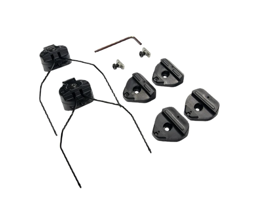FLUX Helmet Rail Adapter Attachment Kit - Earmor - Airsoft Doctor BV