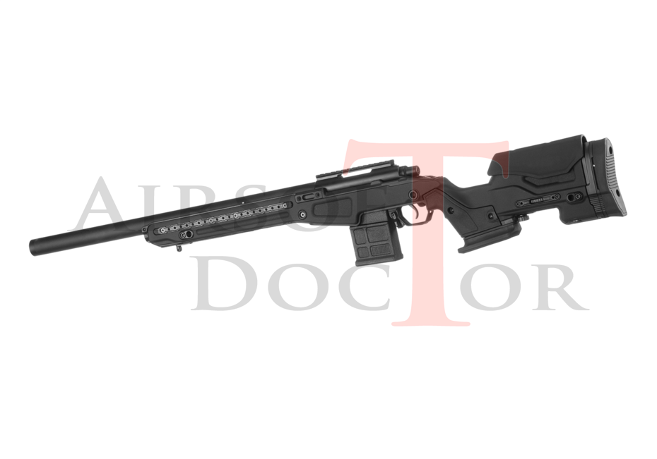 AAC T10 Bolt Action Sniper Rifle - Black - Airsoft Doctor BV
