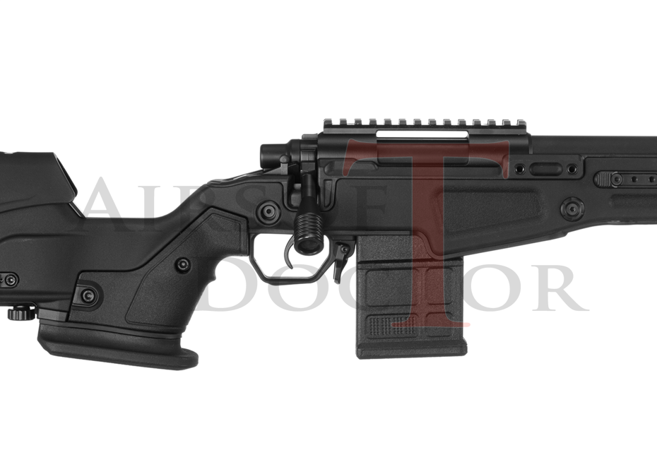 AAC T10 Bolt Action Sniper Rifle - Black - Airsoft Doctor BV