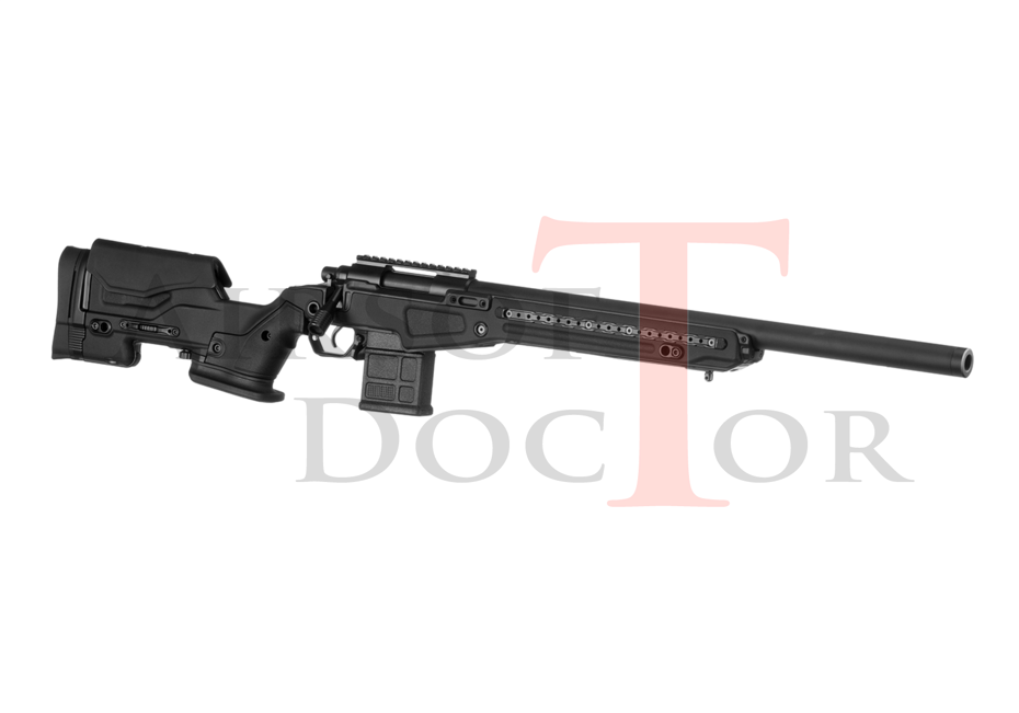 AAC T10 Bolt Action Sniper Rifle - Black - Airsoft Doctor BV