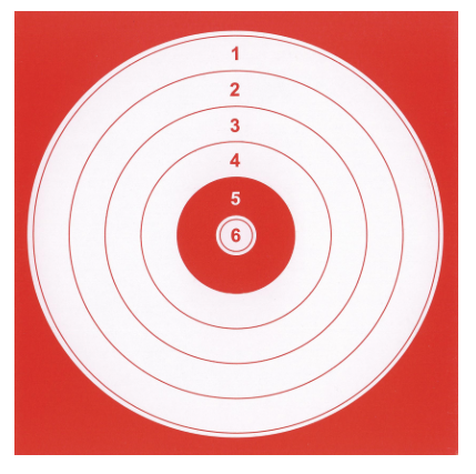 10 Targets - 14x14 cm - Airsoft Doctor BV