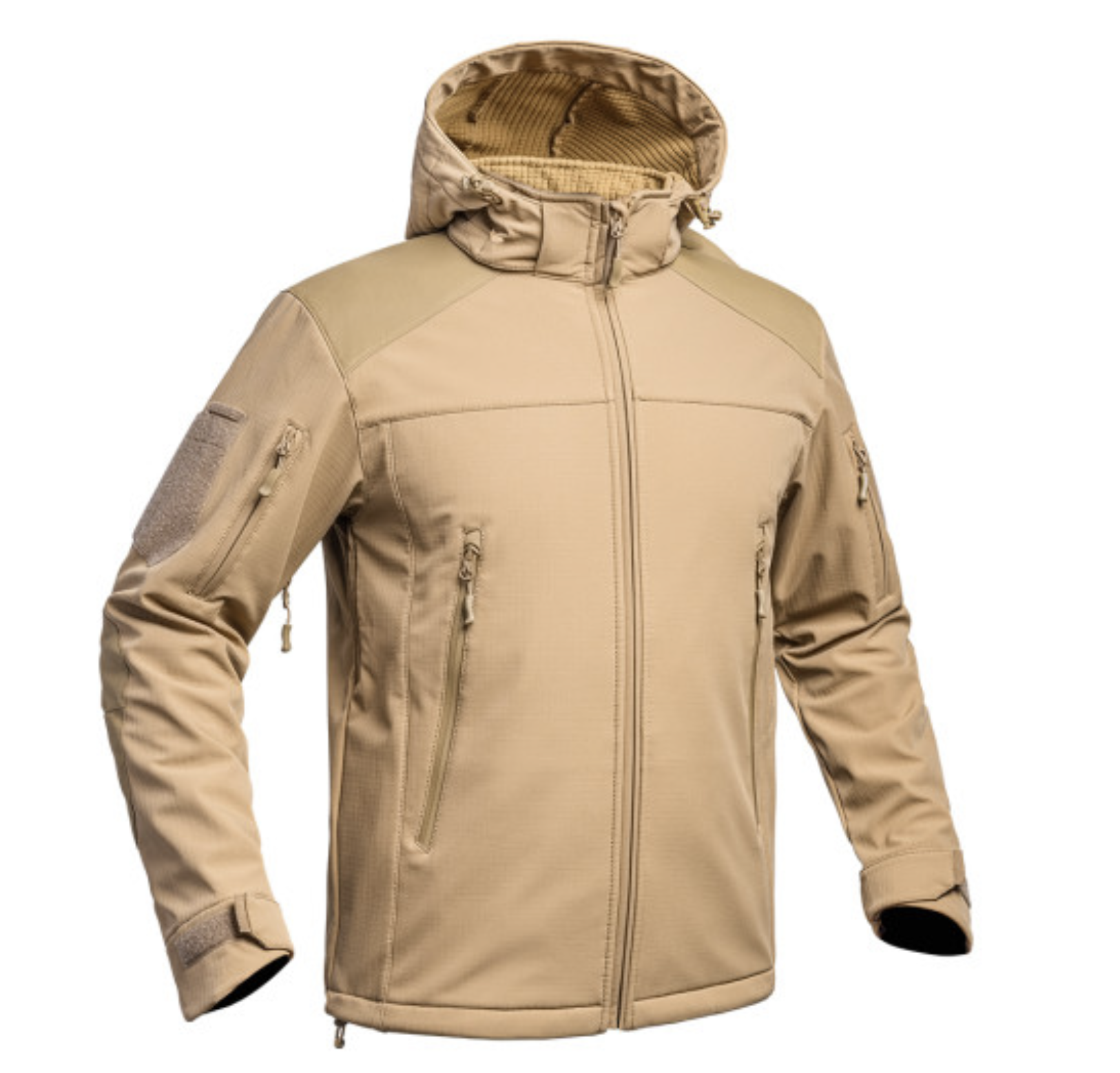 Softshell jacket V2 FIGHTER - Tan - Airsoft Doctor BV