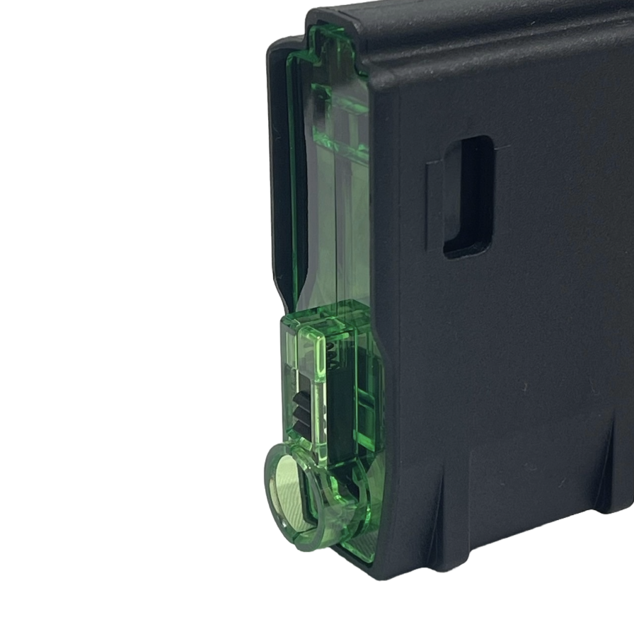 250 rounds Fast Feed Mid Cap Magazine - Type A - Black - Green Top ...