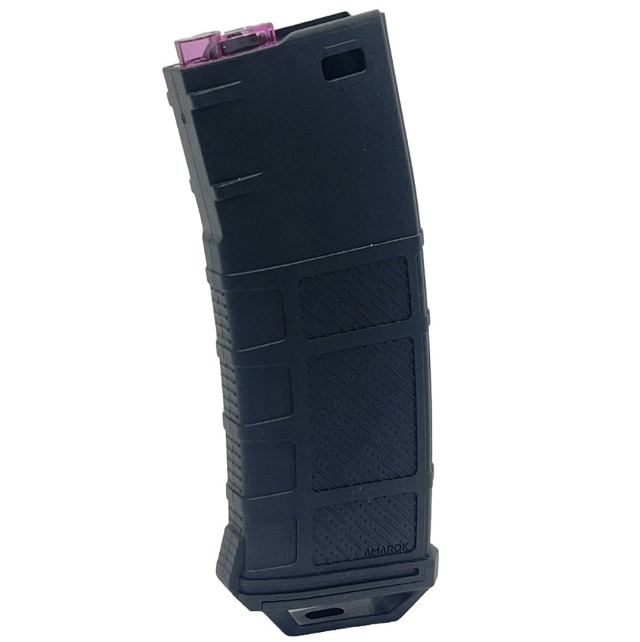 250 rounds Fast Feed Mid Cap Magazine - Type A - Black - Magenta Top ...