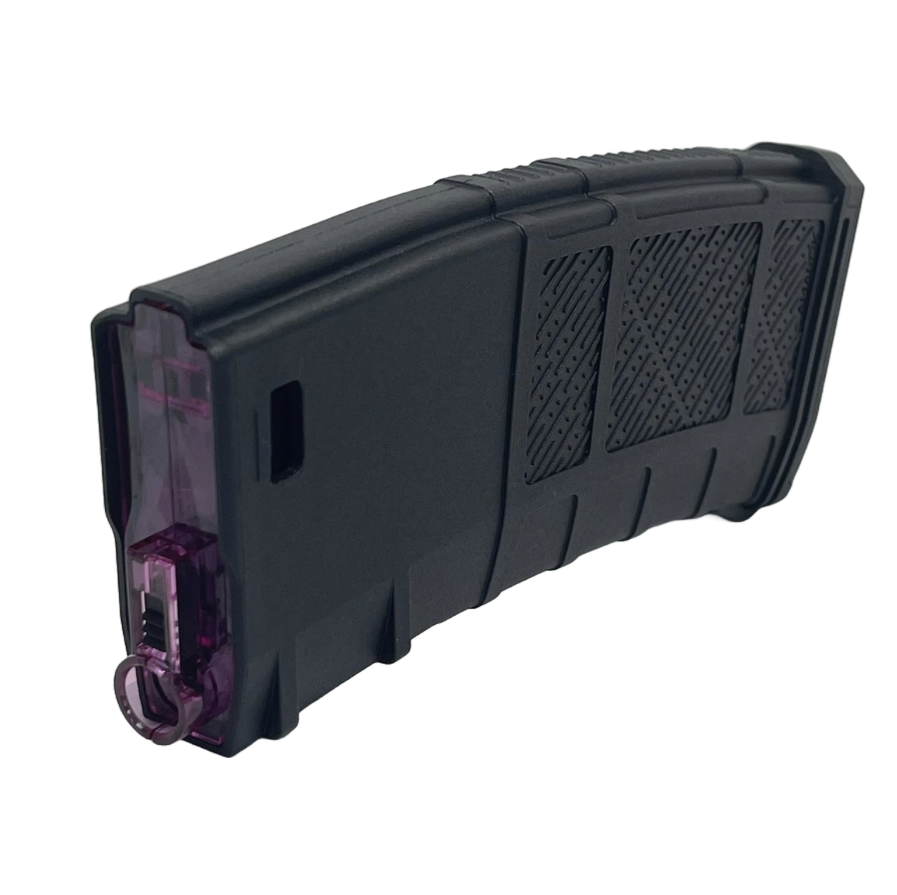 250 rounds Fast Feed Mid Cap Magazine - Type A - Black - Magenta Top ...